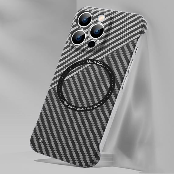 Allytechgroup Case for Apple iPhone 15 Pro Max, Thin Frameless Carbon ...