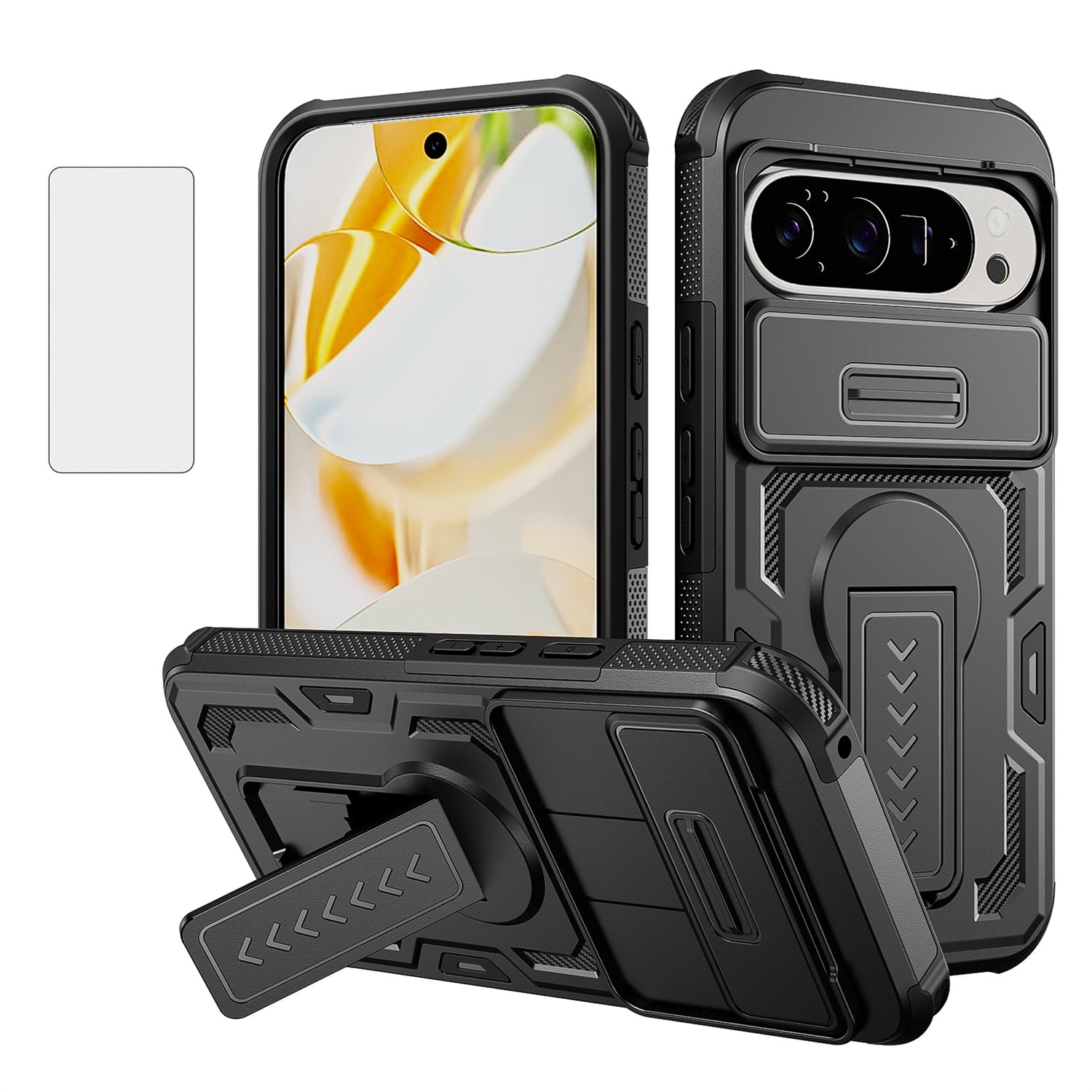 Allytechgroup Case for Google Pixel 10 /10 Pro with Screen Protection ...