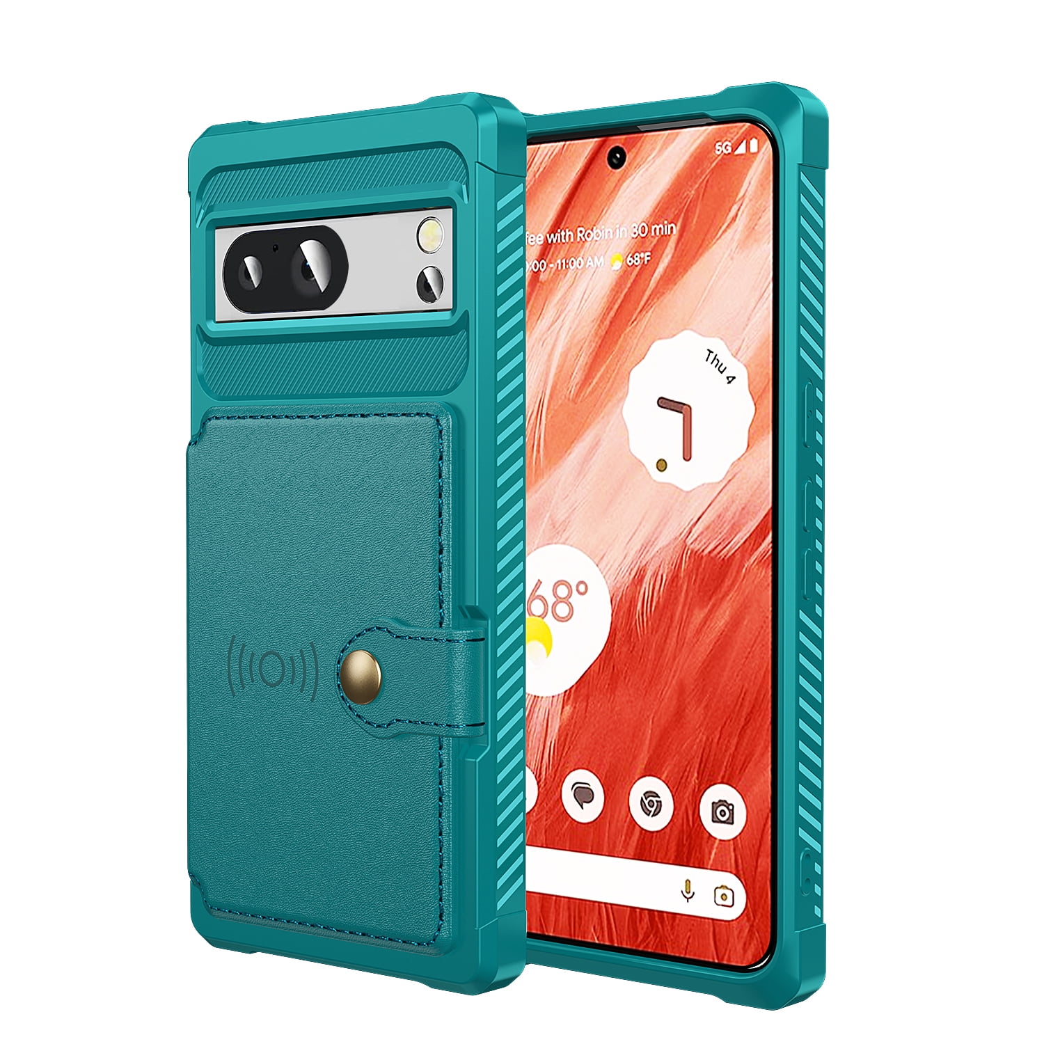 Allytechgroup Case for Google Pixel 7A, Flip Card Pocket Feature ...