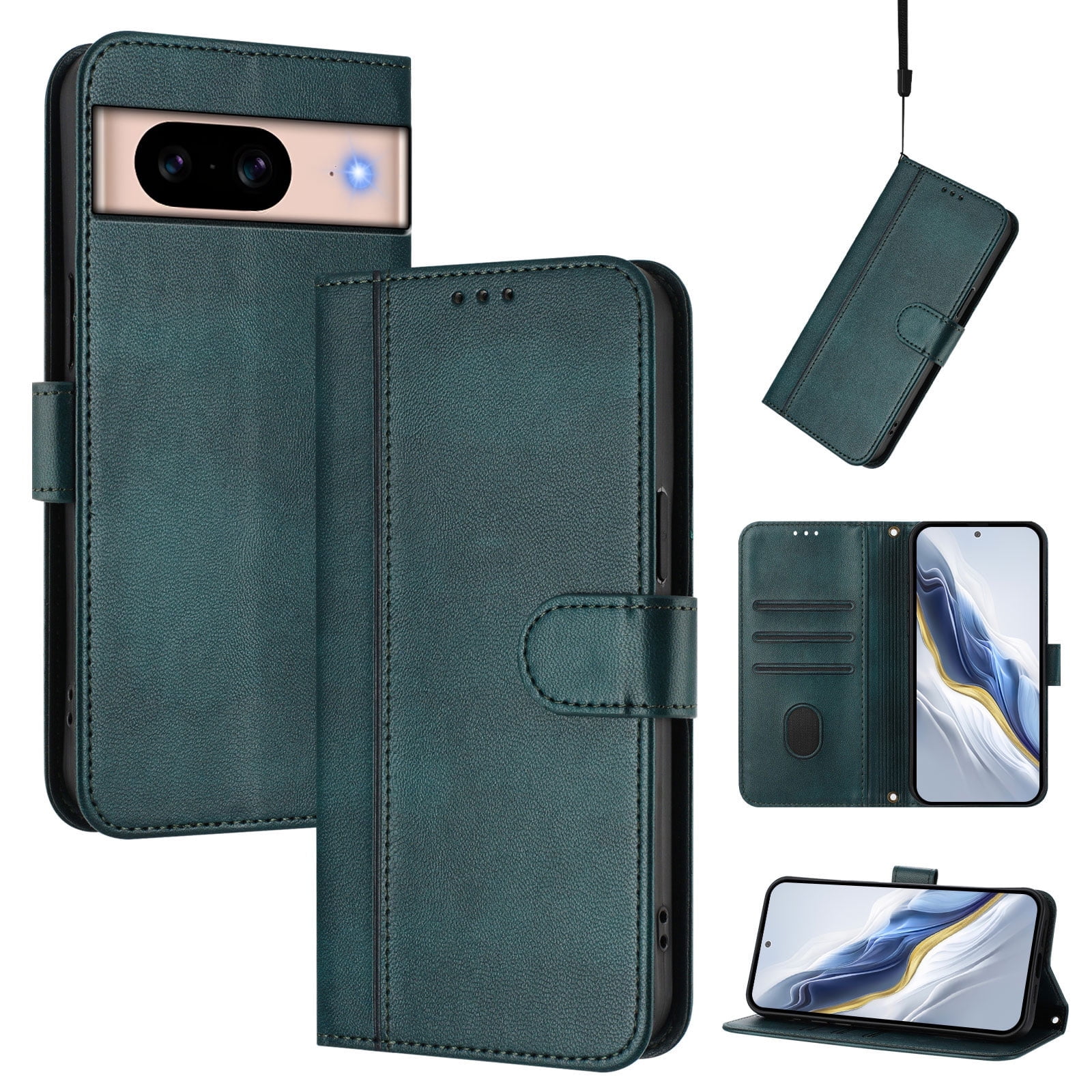 Allytechgroup Case for Google Pixel 8A with Credit Card Slot, RFID ...