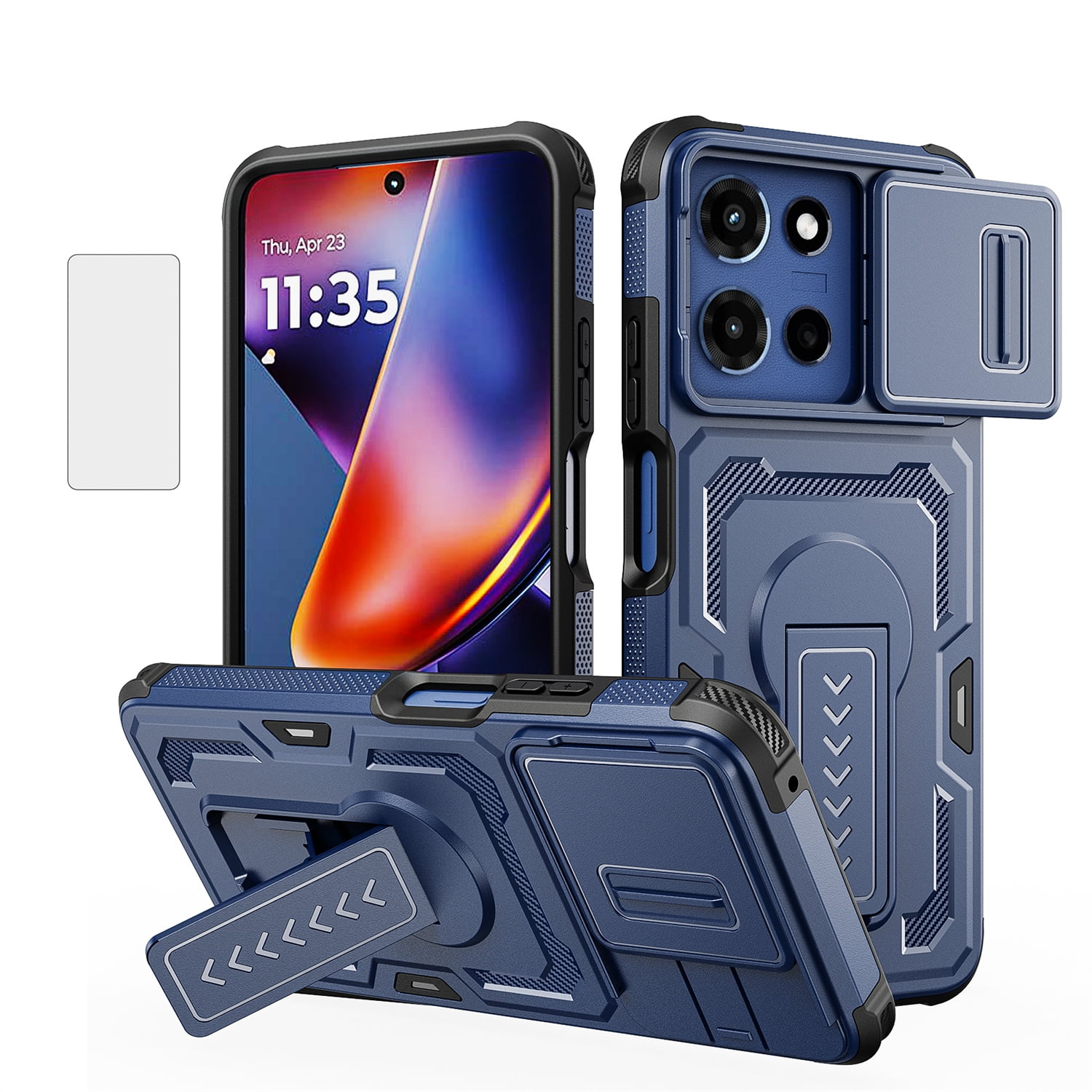 Allytechgroup Case for Motorola Edge (2025) with Screen Protection ...