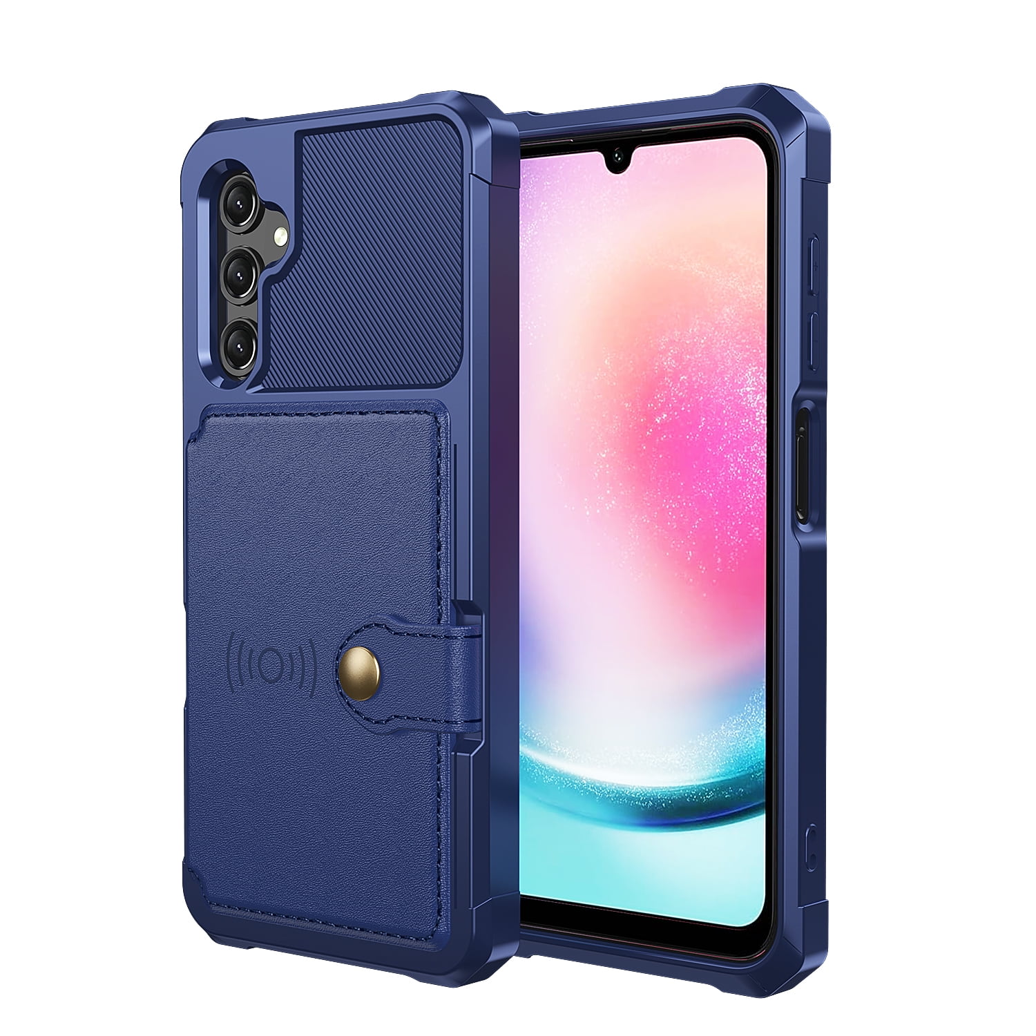 Allytechgroup Case for Samsung Galaxy S21, Flip Card Pocket Feature ...