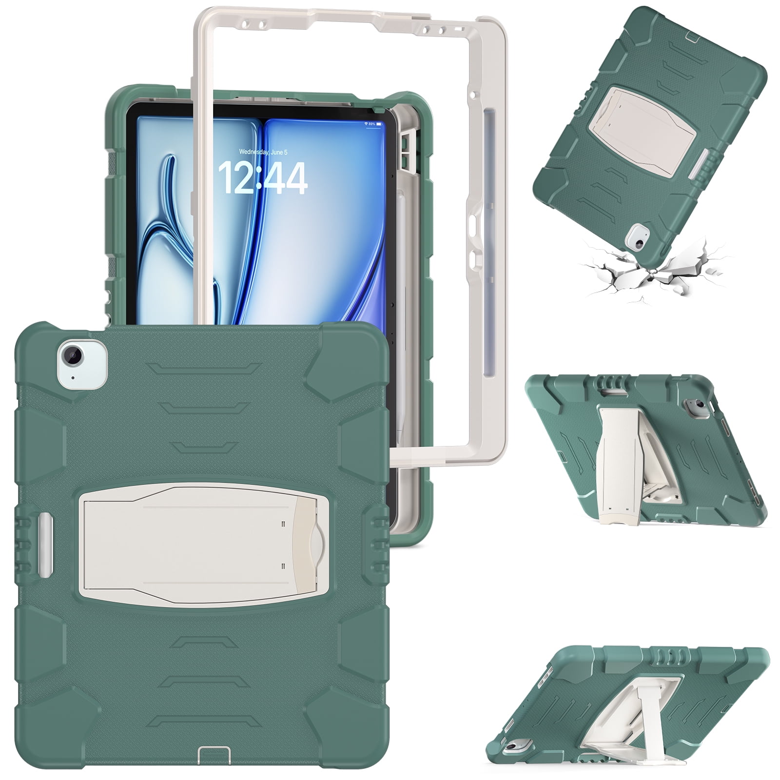 Allytechgroup Case for iPad Air 13-inch M4/M3/M2 (2026/2025/2024), Hard ...