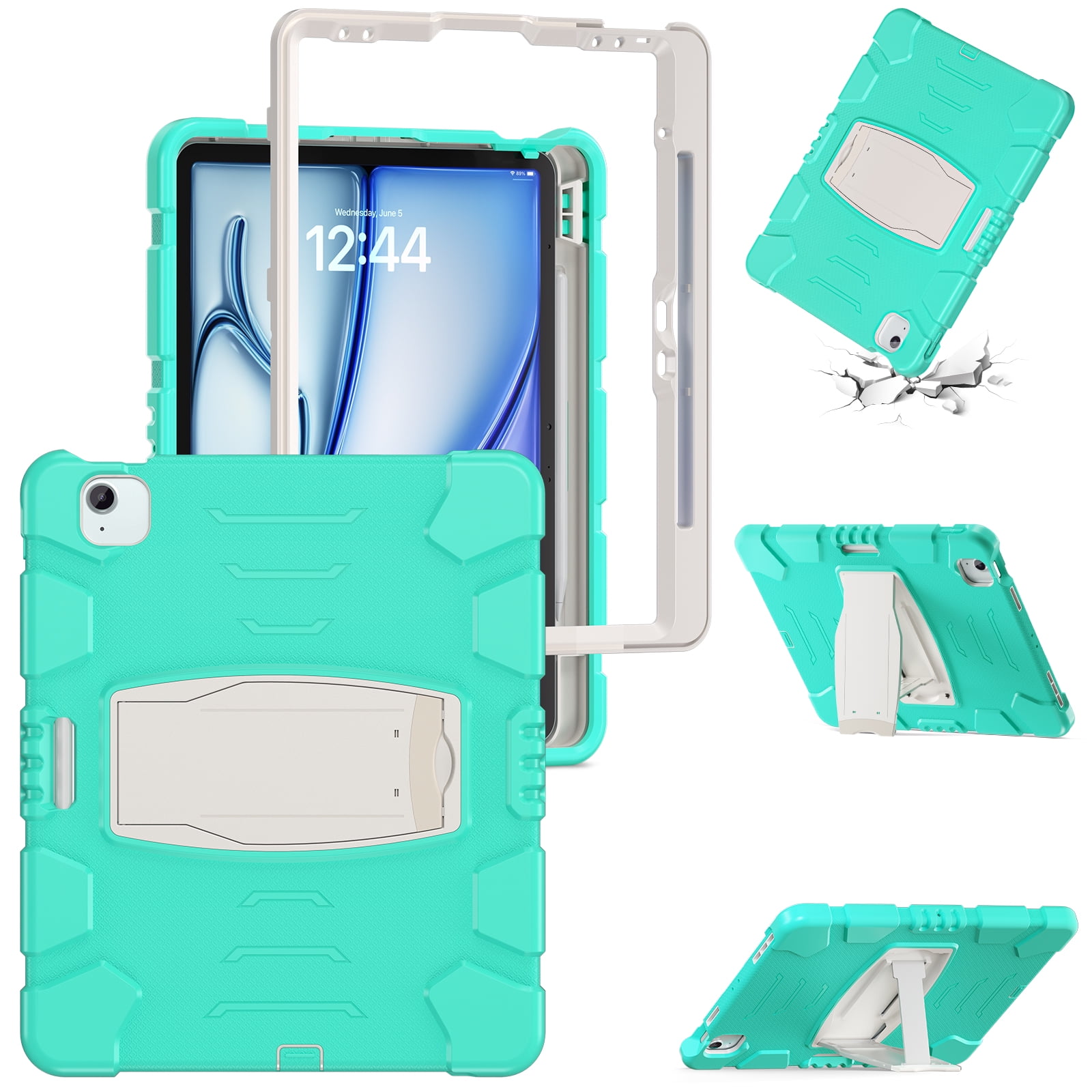 Allytechgroup Case for iPad Air 13 Inch M3/M2 (2025/2024), Hard PC Case ...