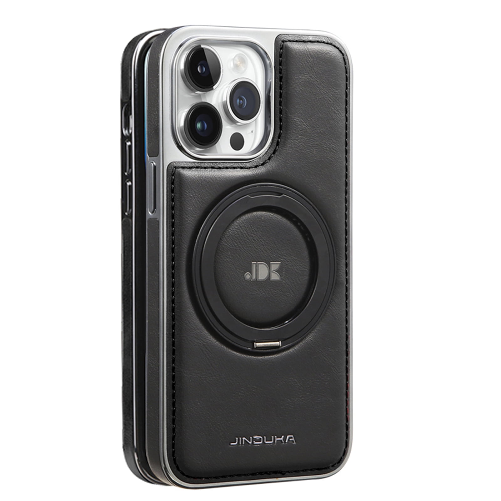 Allytechgroup Case for iPhone 11 with Ring Holder, PU Leather Support ...