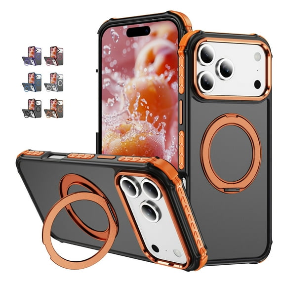 Allytechgroup Case for iPhone 15 Pro, Magnetic Cover with 360° Rotating ...