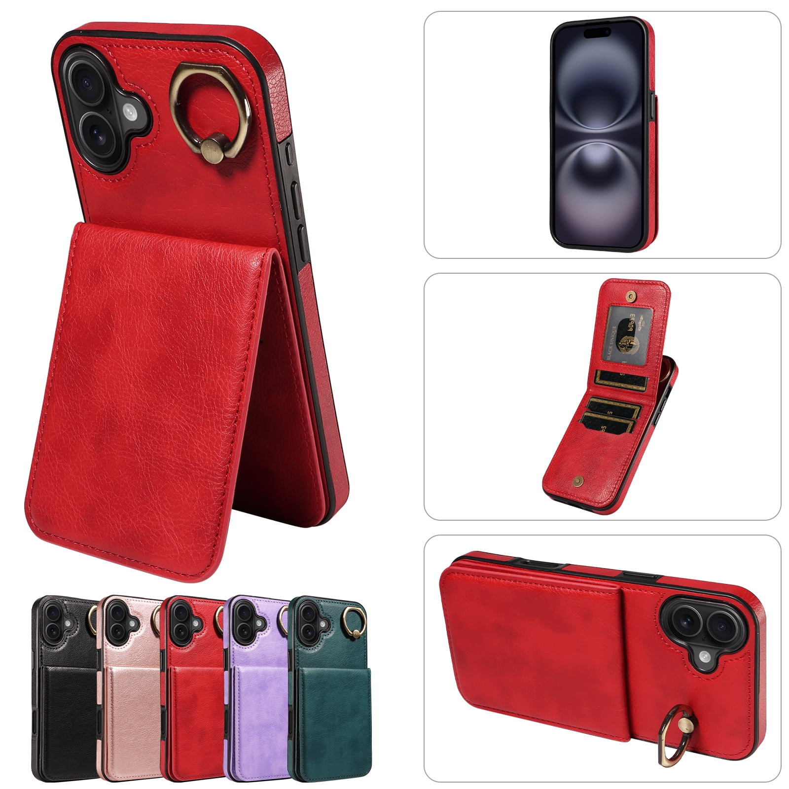 Allytechgroup Case for iPhone 17, 360 Degree Rotating Finger Ring ...