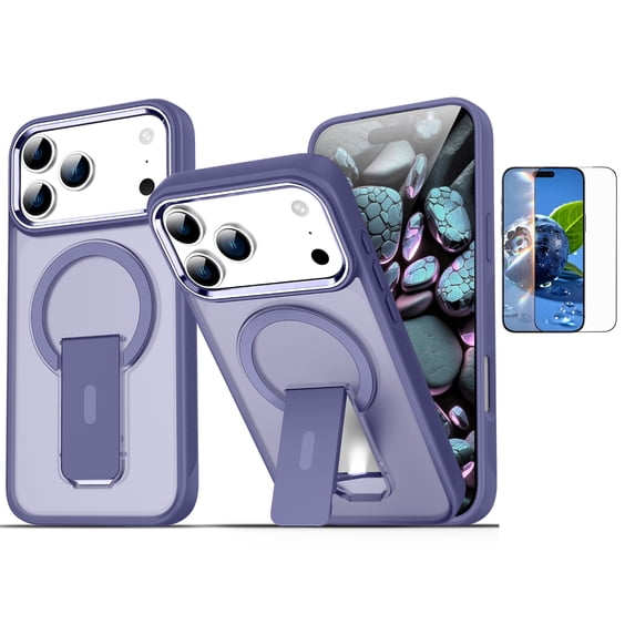 Allytechgroup Case for iPhone 17 Pro with Kickstand, [1 Pack Screen ...