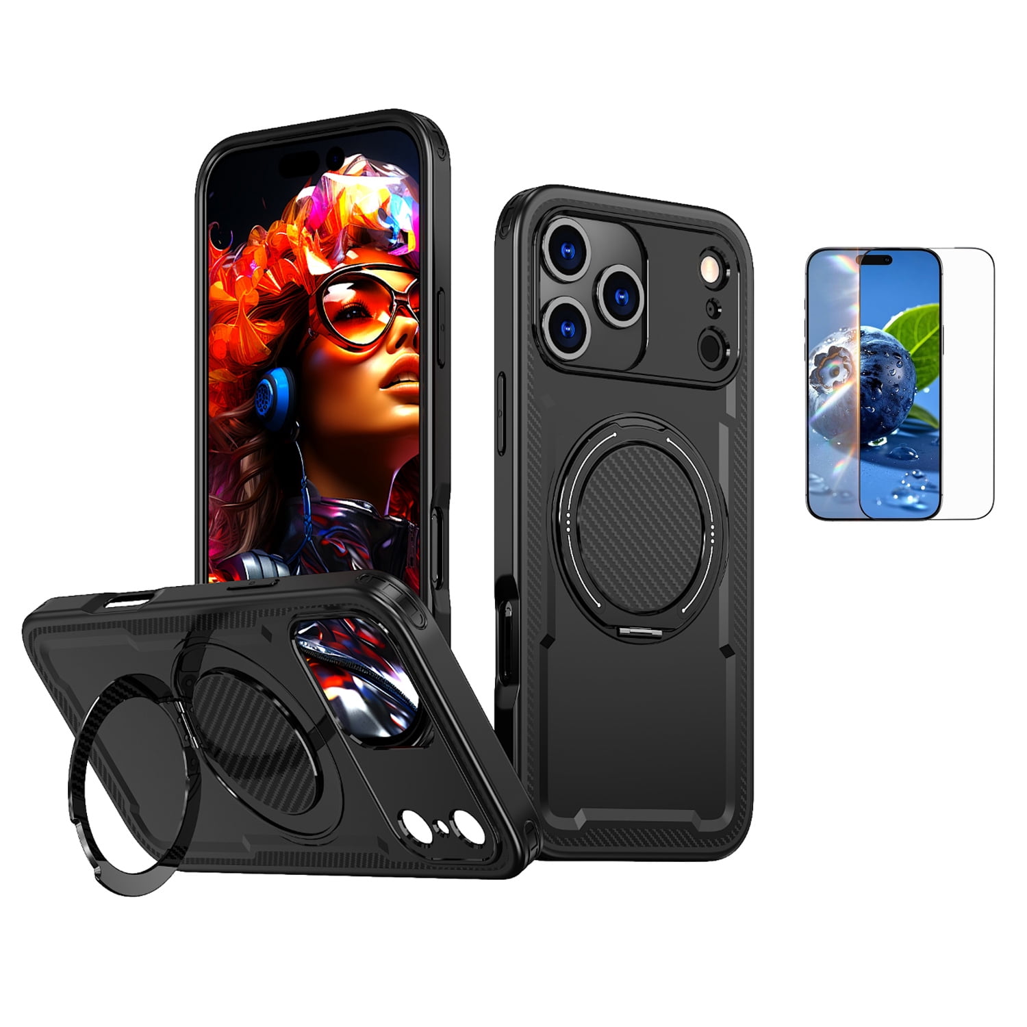 Allytechgroup Case for iPhone 17 Pro with Screen Protection, Built-in ...