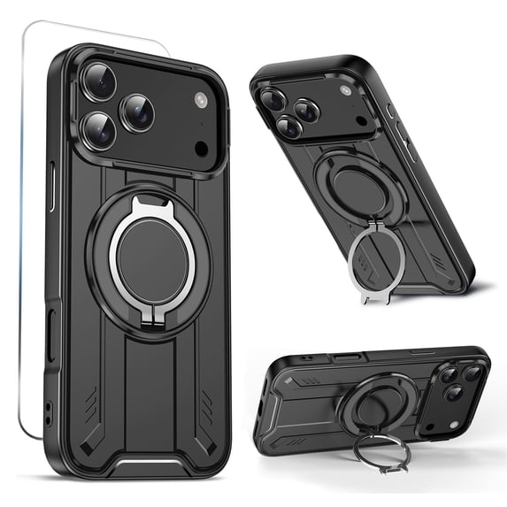 Allytechgroup Case for iPhone 17 Pro, Slim Fit Rugged with Screen ...