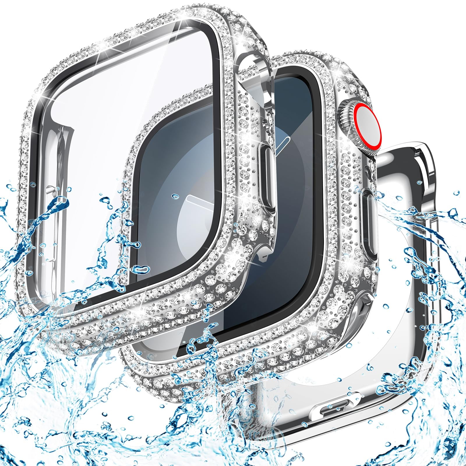 Allytechgroup Case for iWatch Series 9/8/7 41mm with Screen Protection ...