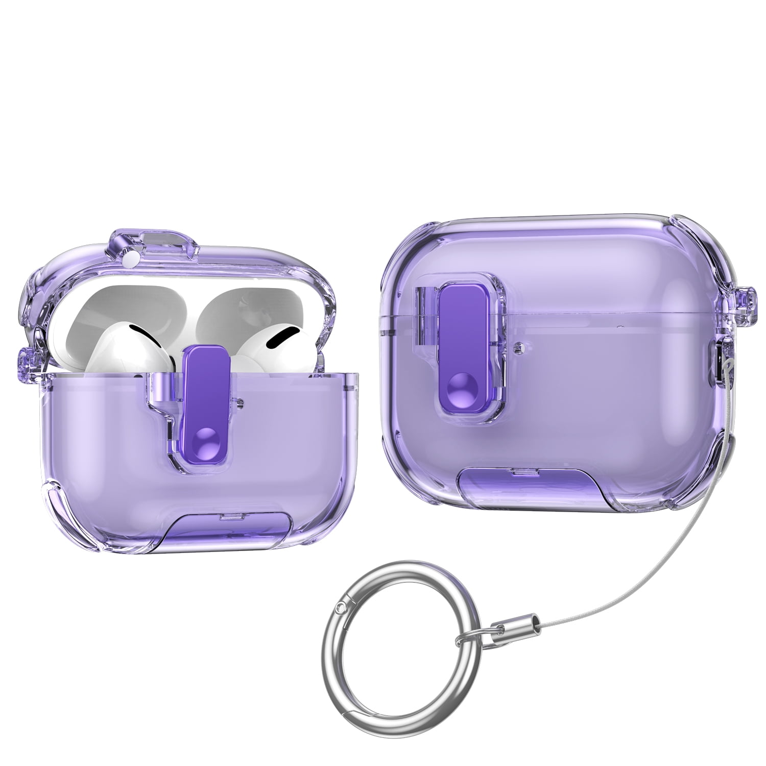 Allytechgroup Clear Case for Airpods Pro 2nd Gen (2022) with Keychain ...