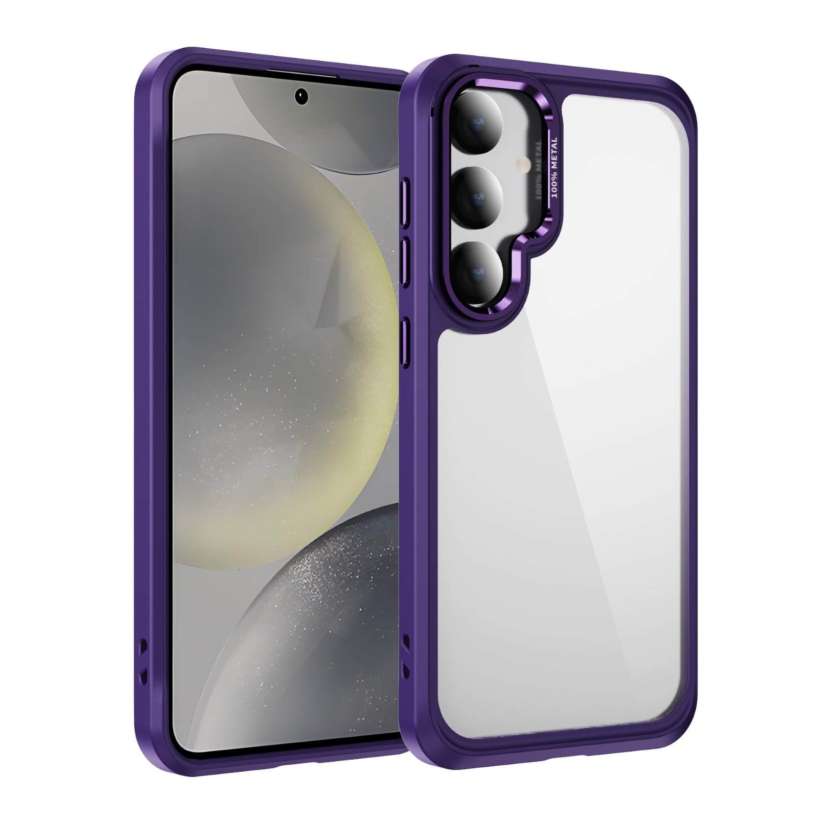 Allytechgroup Clear Case for Samsung Galaxy S24, Camera with Screen ...