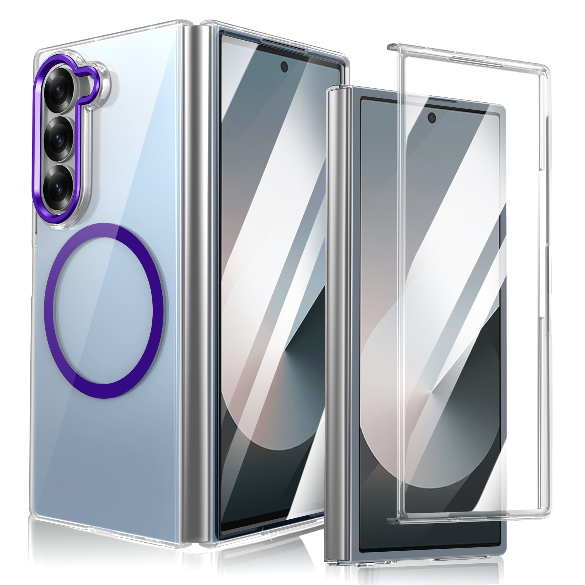 Allytechgroup Clear Case for Samsung Galaxy Z Fold 3 with Screen ...