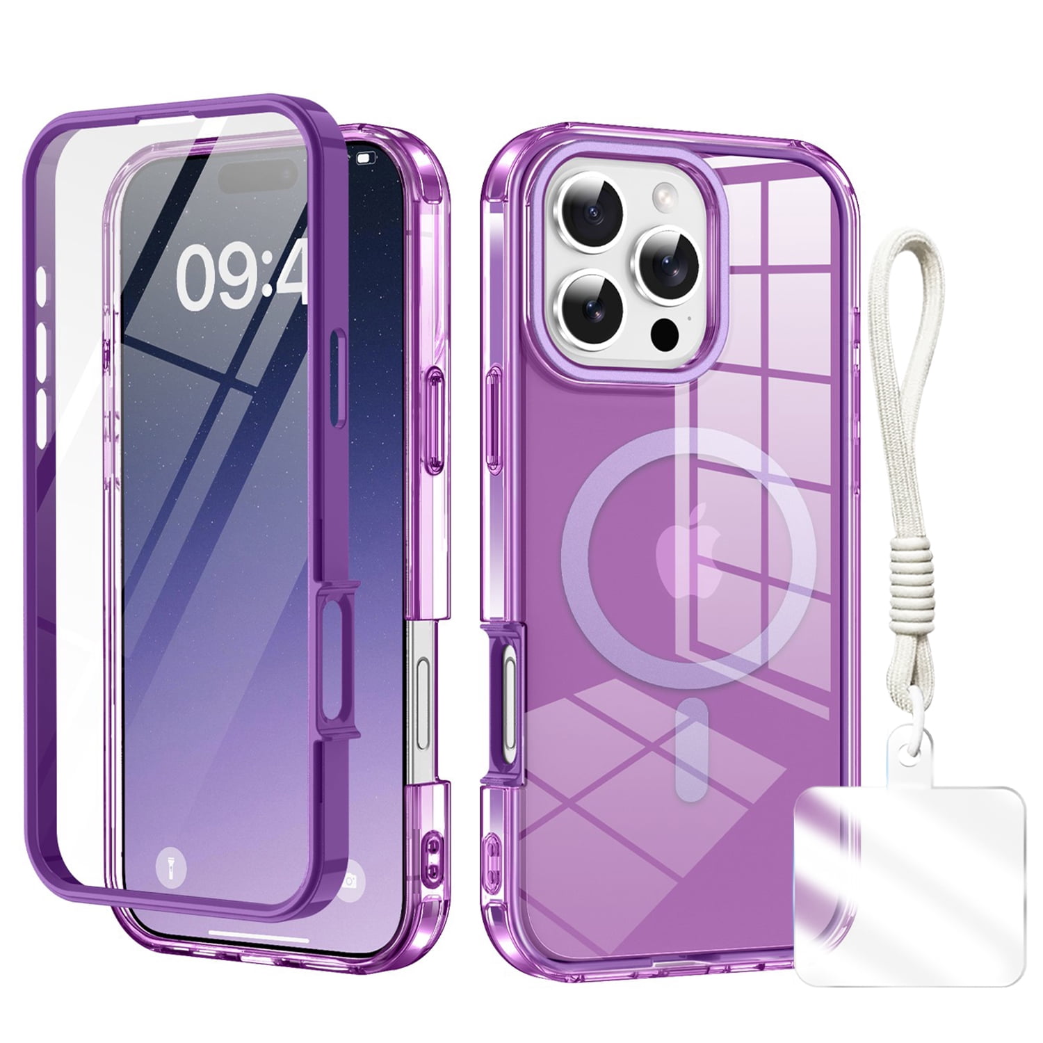 Allytechgroup Clear Case for iPhone 12 Pro / 12 6.1" with Hand Strap ...