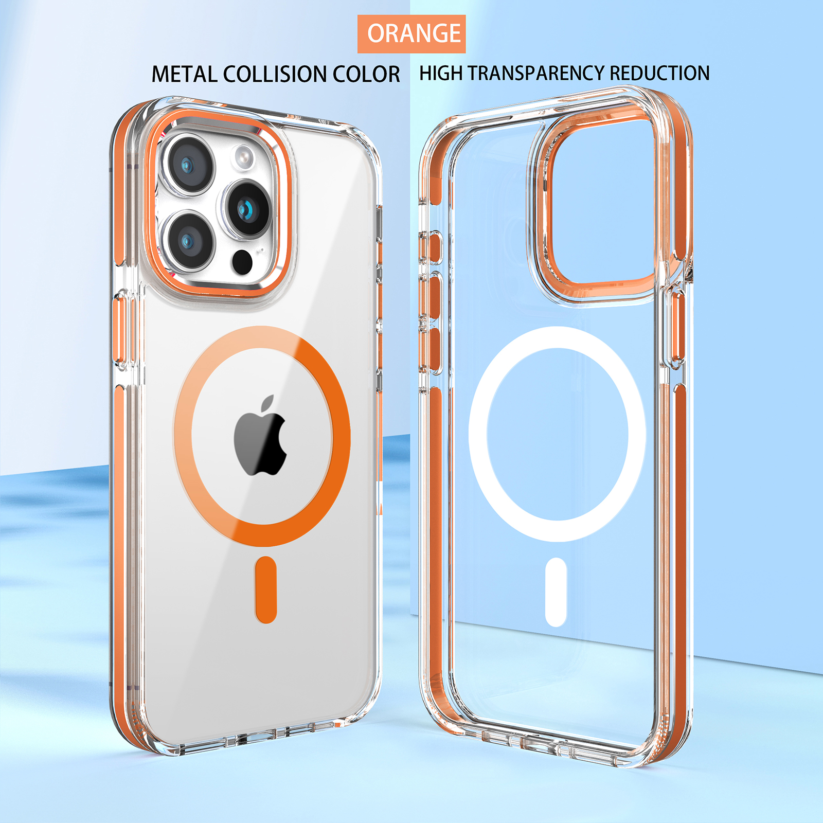 Allytechgroup Clear Magnetic Case for Apple iPhone 13 Pro, Compatible ...