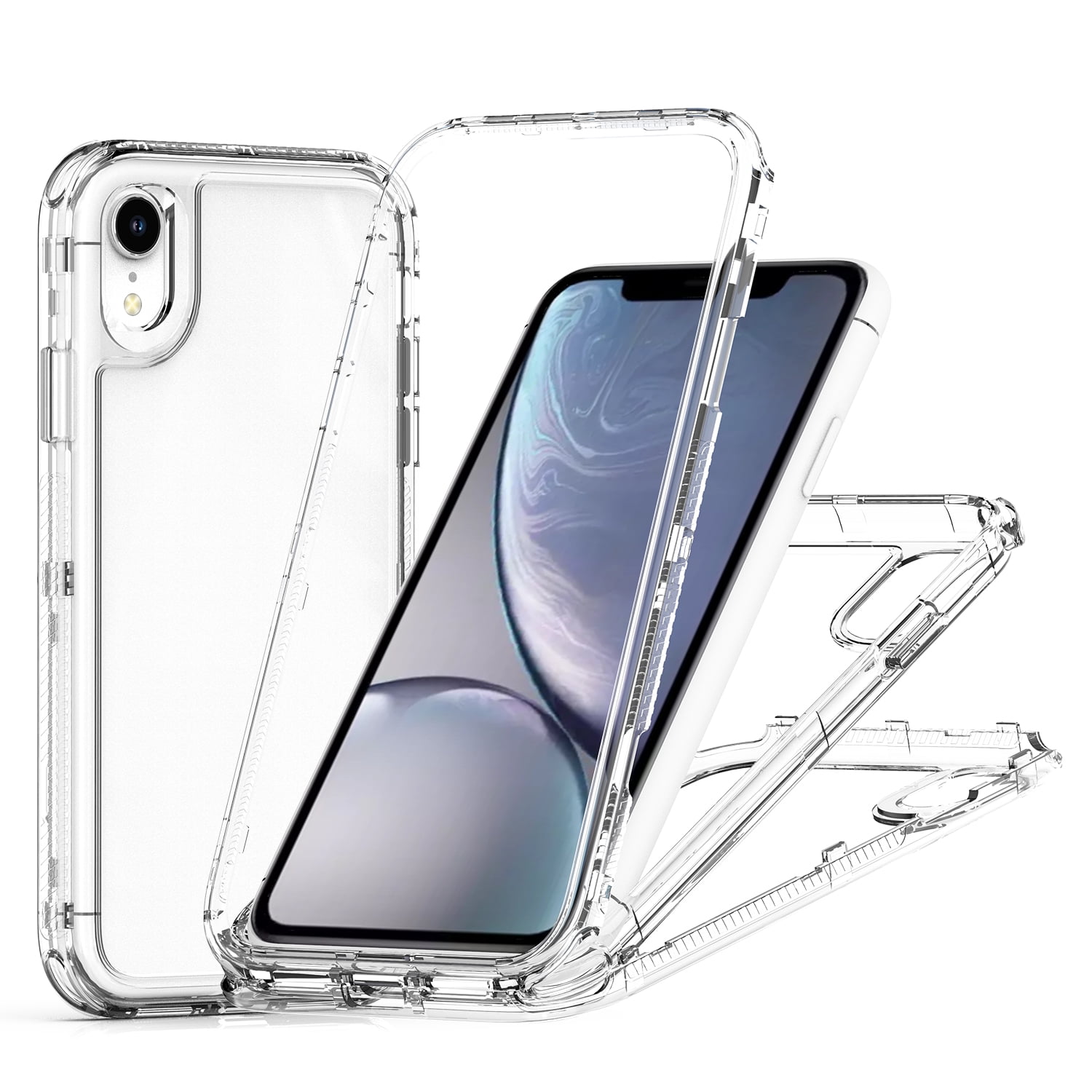 Allytechgroup Clear iPhone 8 Plus/ 7 Plus Case Cover, HD Transparent ...