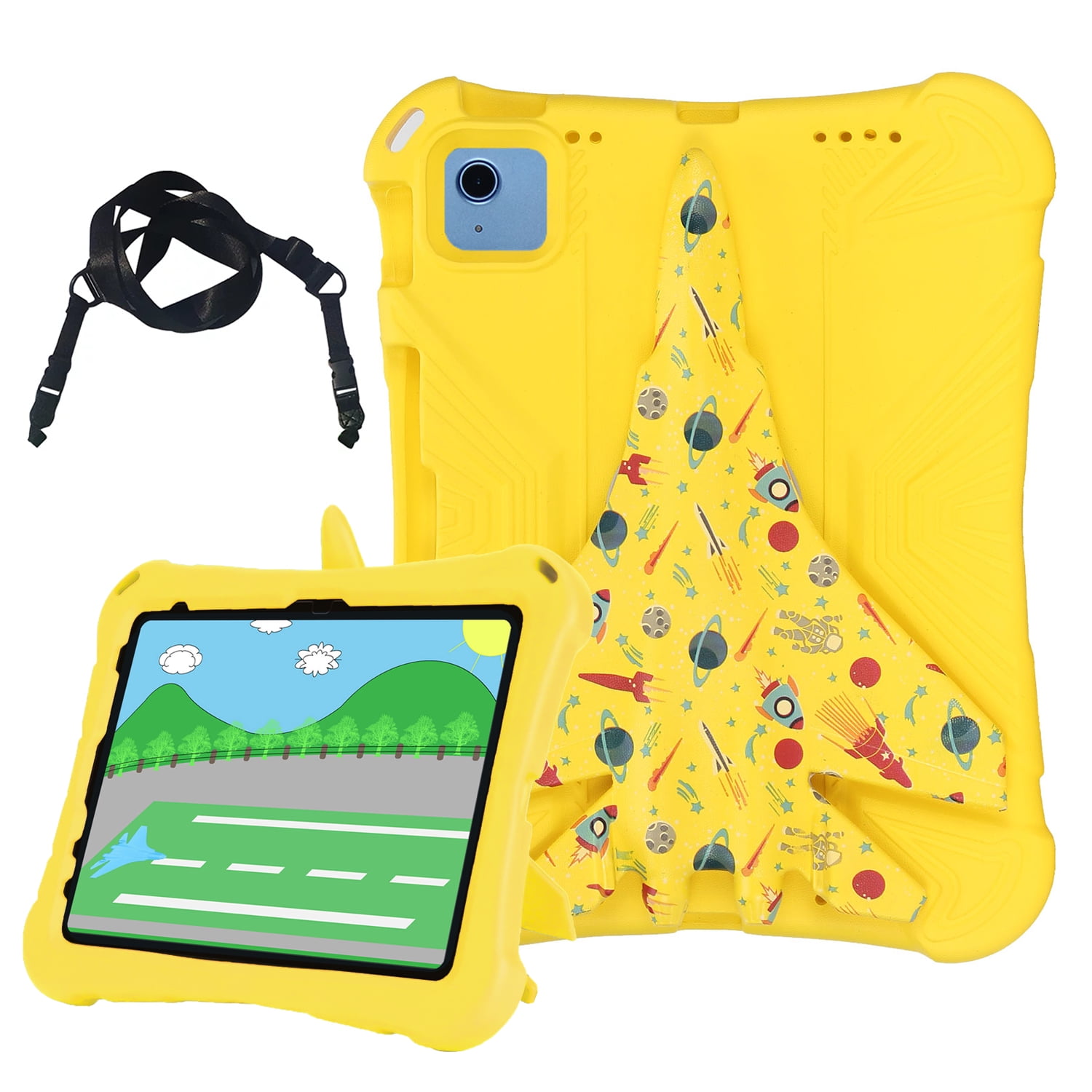 Allytechgroup Colorful Airplane Kids Case for Apple iPad Pro 11 2018 ...