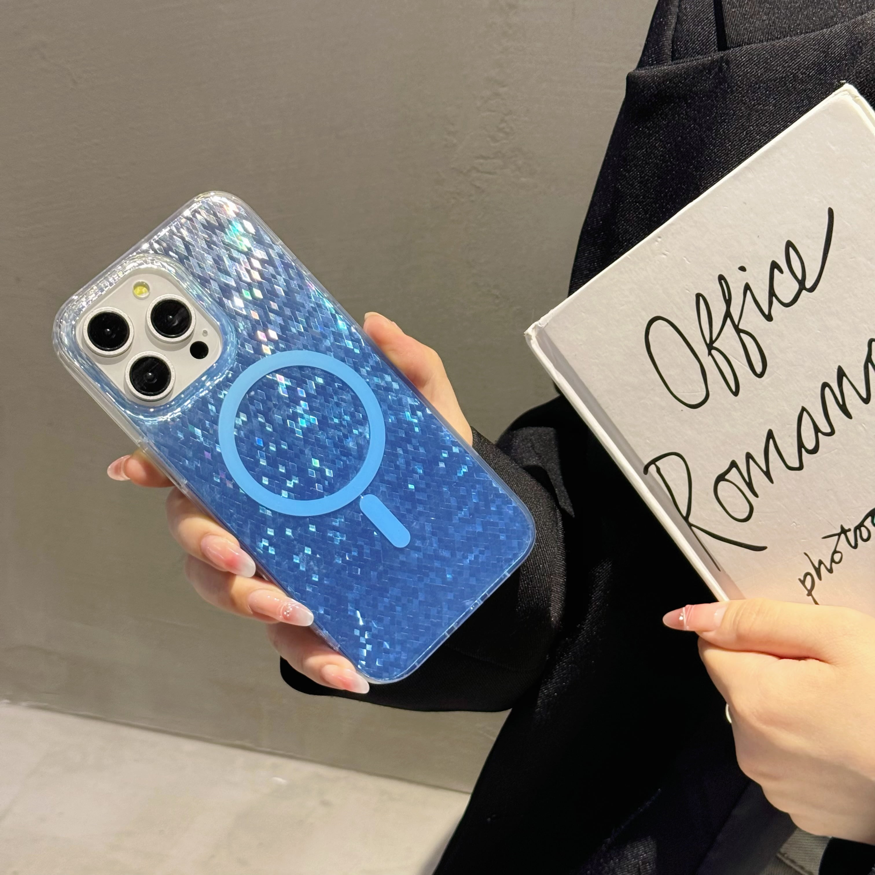 Allytechgroup Compatible For iPhone 15 Pro Case, Women Glitter Bling ...