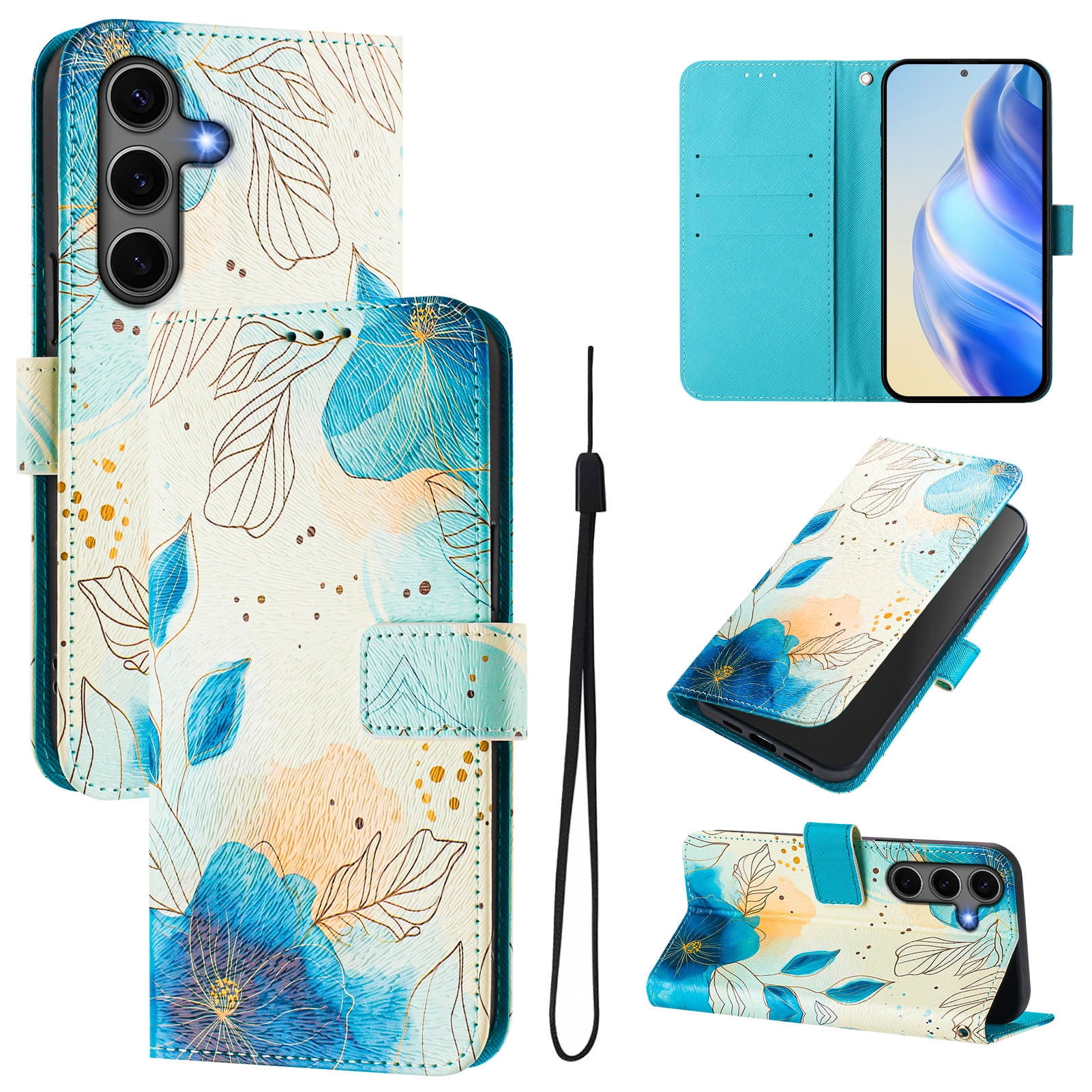 Allytechgroup Compatible with Samsung Galaxy A57 Wallet Case, Built-in ...