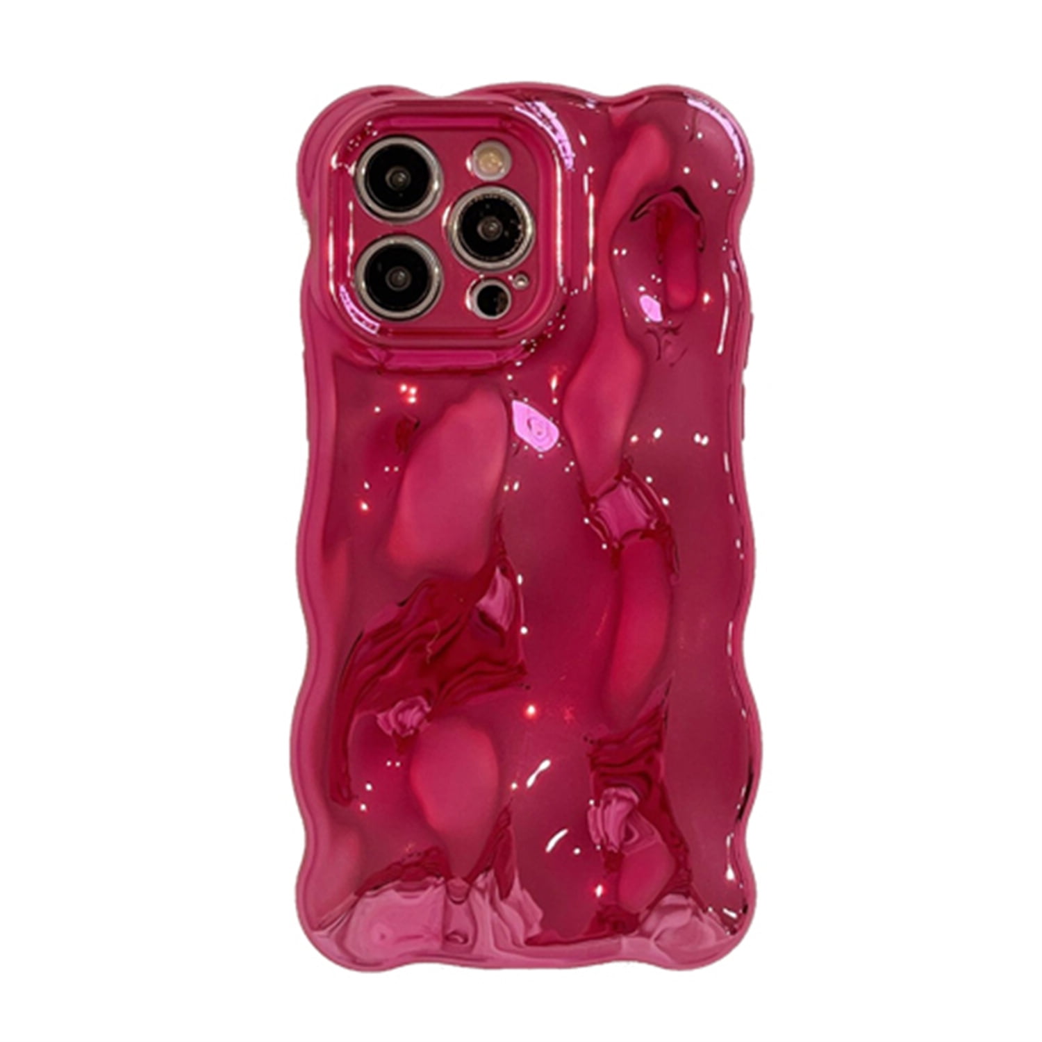 Allytechgroup Compatible with iPhone 13 Pro Wavy Phone Case, Cute ...