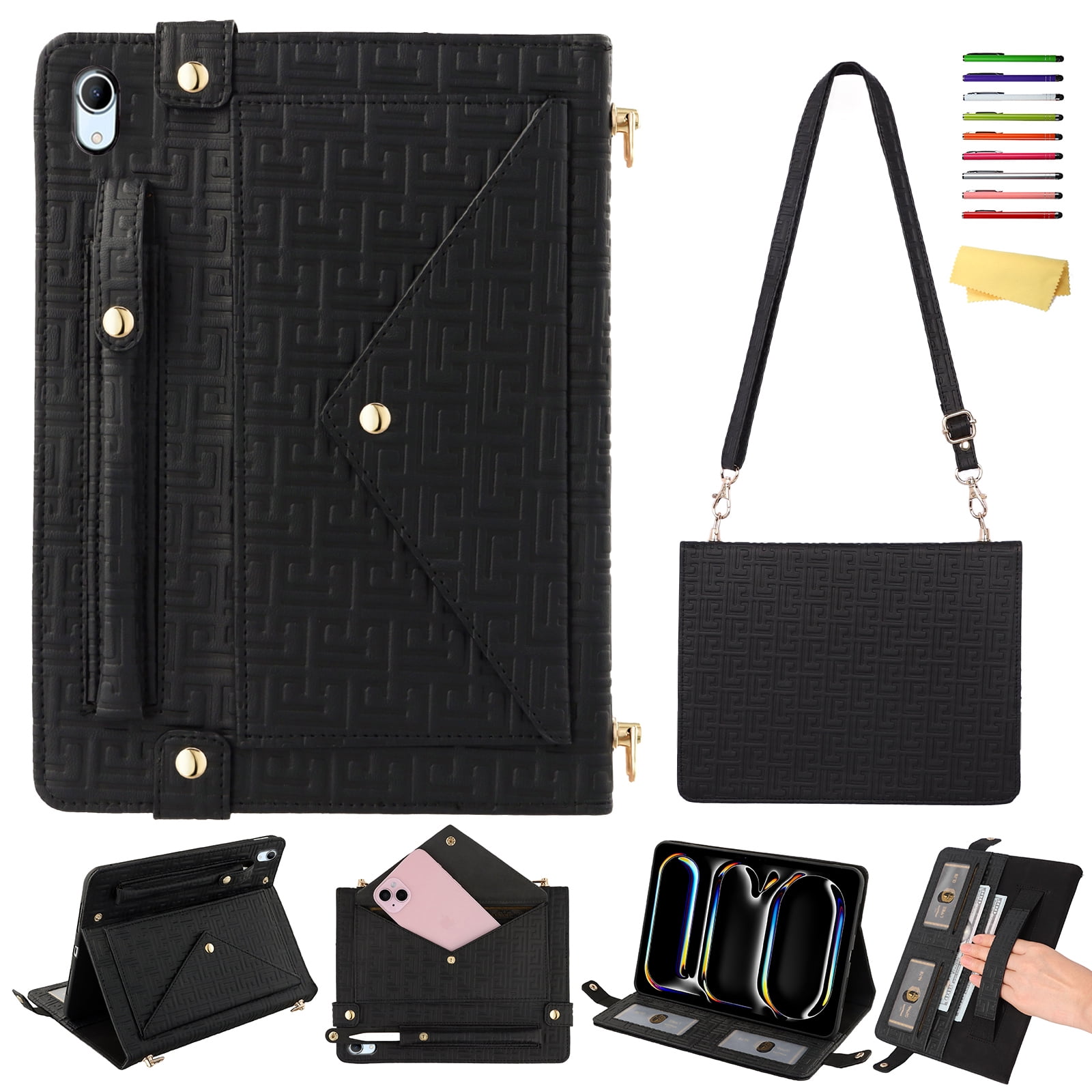 Allytechgroup Crossbody Handbag Case for iPad Mini 7 A17 Pro 2024/iPad ...