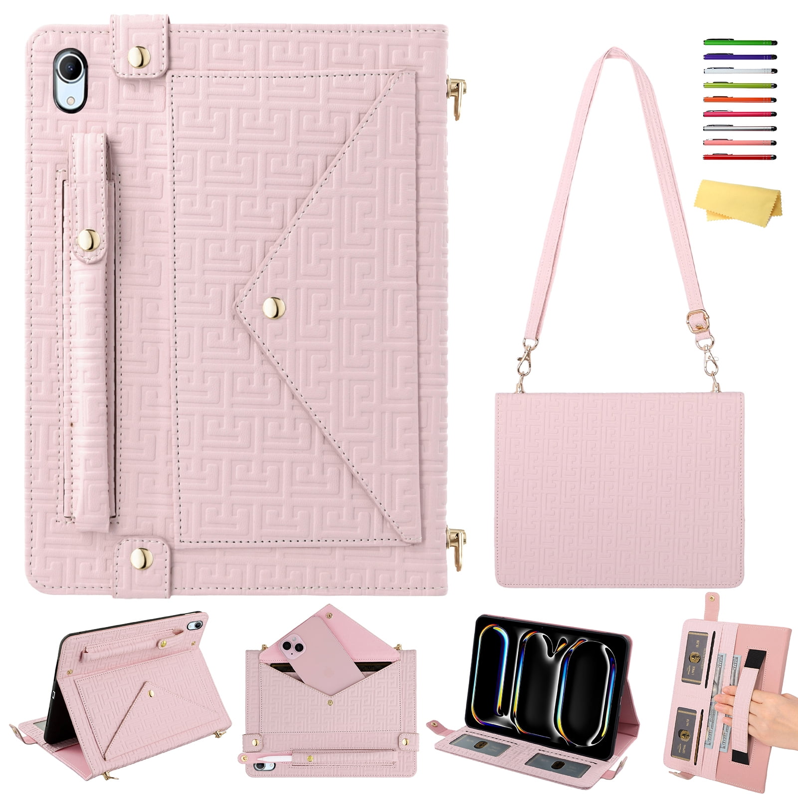 Allytechgroup Crossbody Handbag Case for iPad Mini 7 A17 Pro 2024/iPad ...