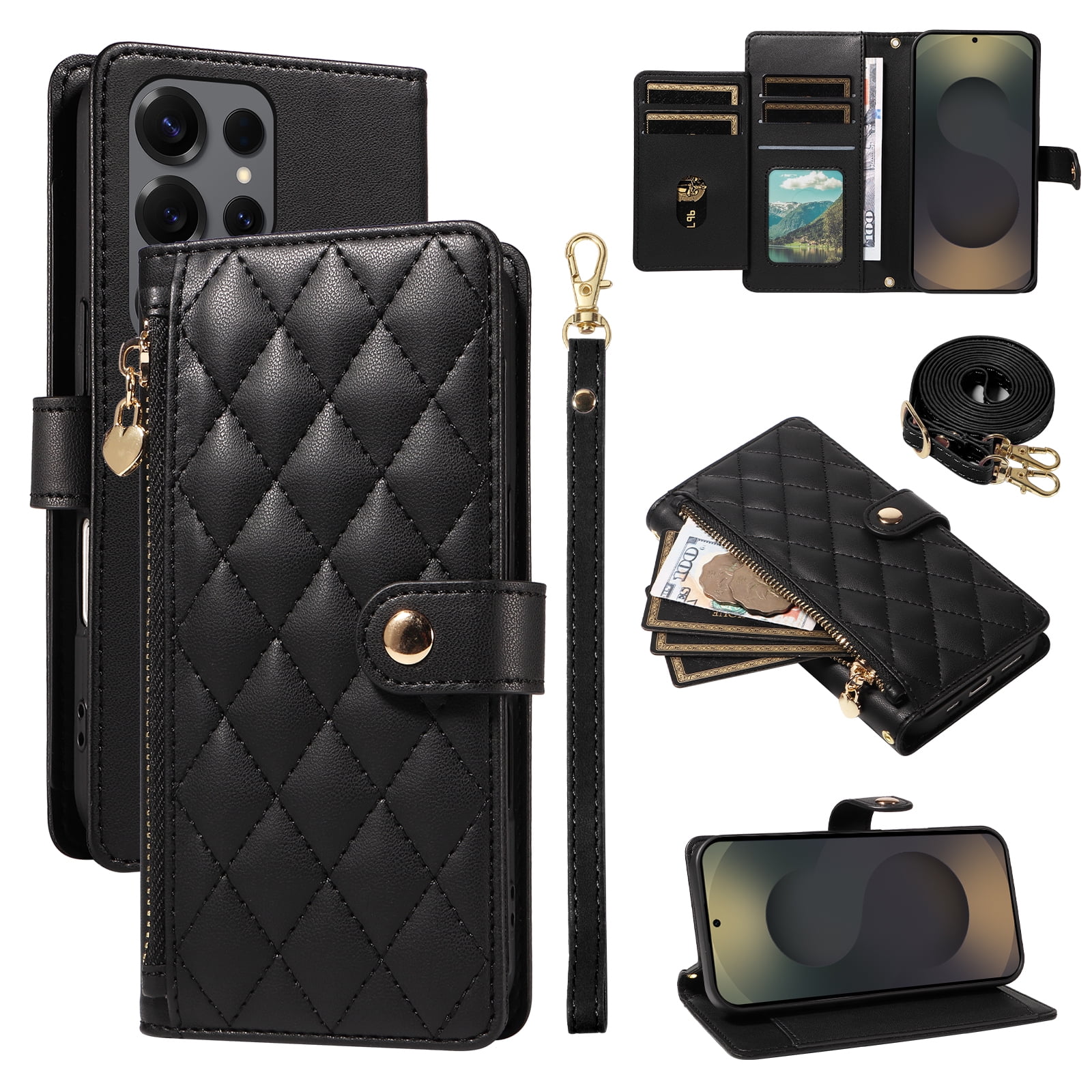 Allytechgroup Crossbody Wallet Case for Samsung Galaxy Note 20 Ultra ...