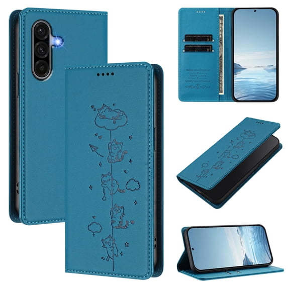 Allytechgroup Flip Phone Case for Samsung Galaxy A56 5G with Card Slots ...