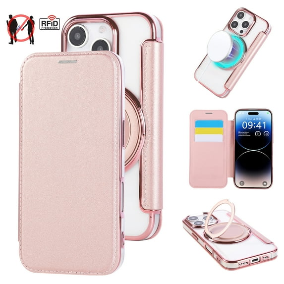 Allytechgroup Flip Wallet Case for Apple iPhone 12 Pro / 12 6.1", PU ...