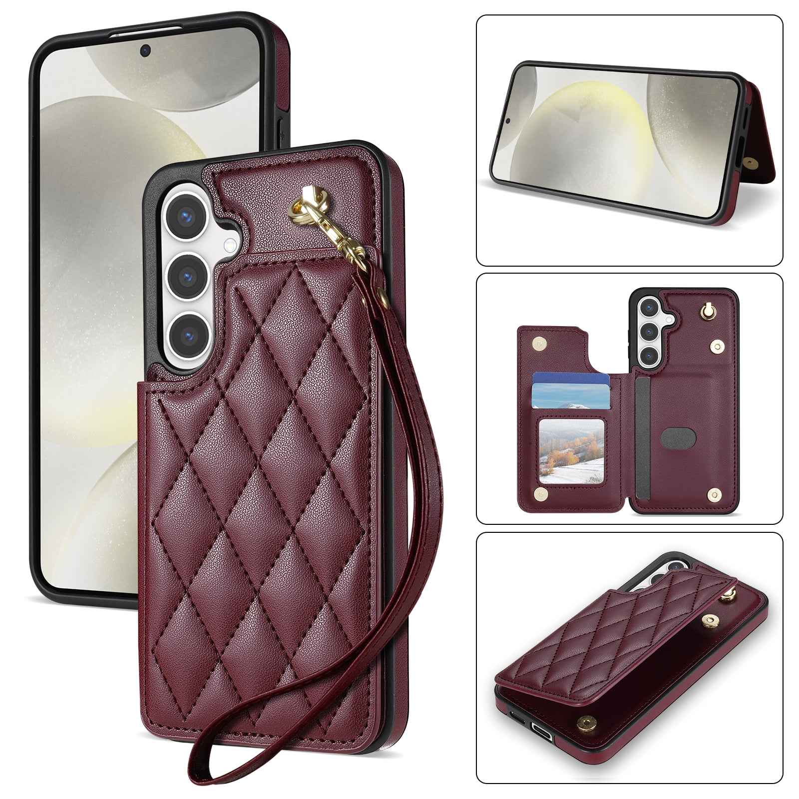 Allytechgroup Flip Wallet Case for Samsung Galaxy A55 with Cards Holder ...