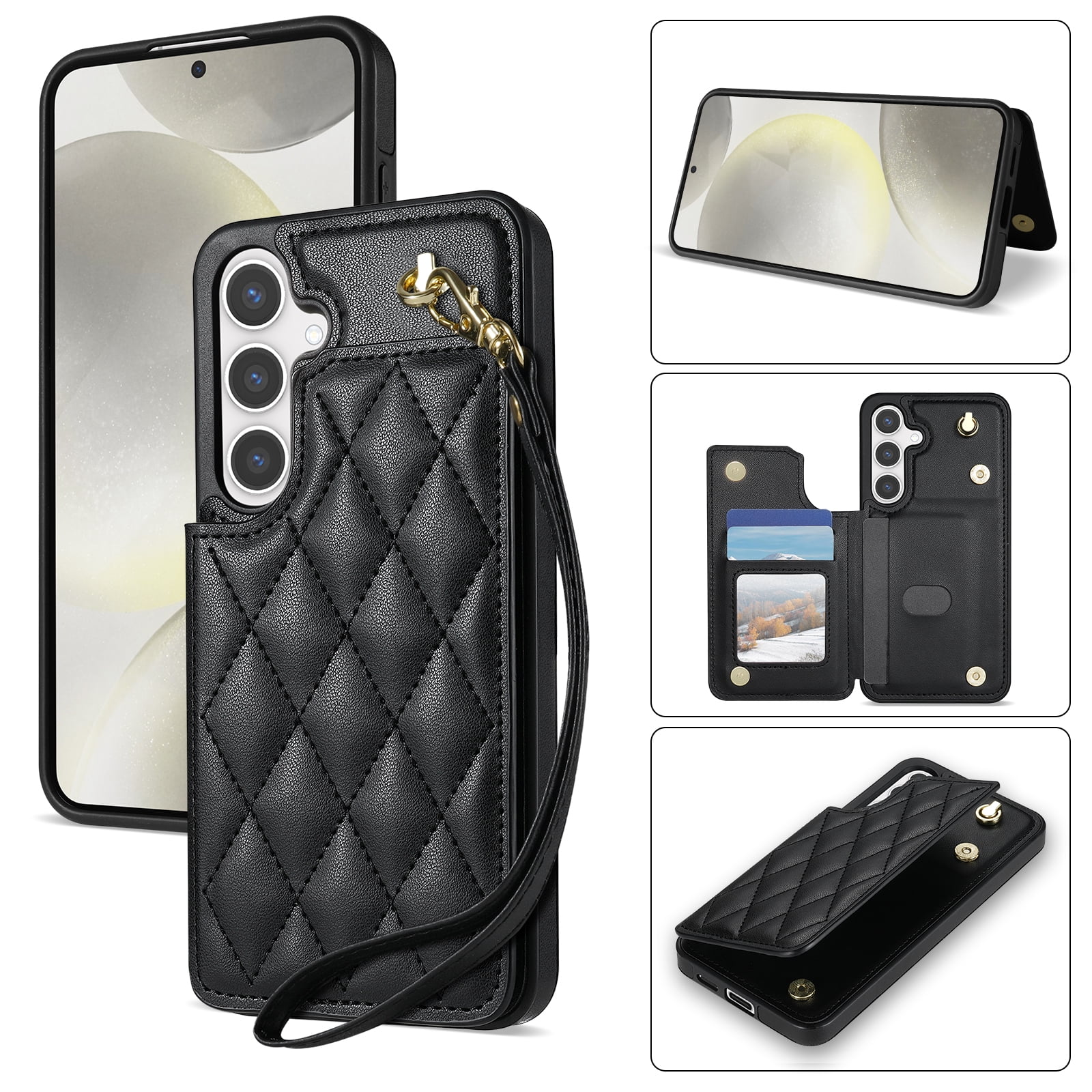 Allytechgroup Flip Wallet Case for Samsung Galaxy S23 with Cards Holder ...