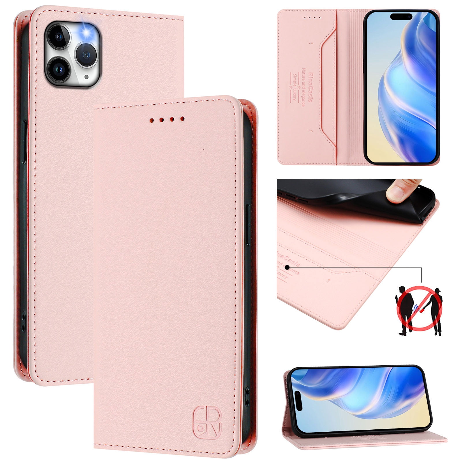 Allytechgroup Flip Wallet Case for iPhone 11 Pro Max, Compatible with ...