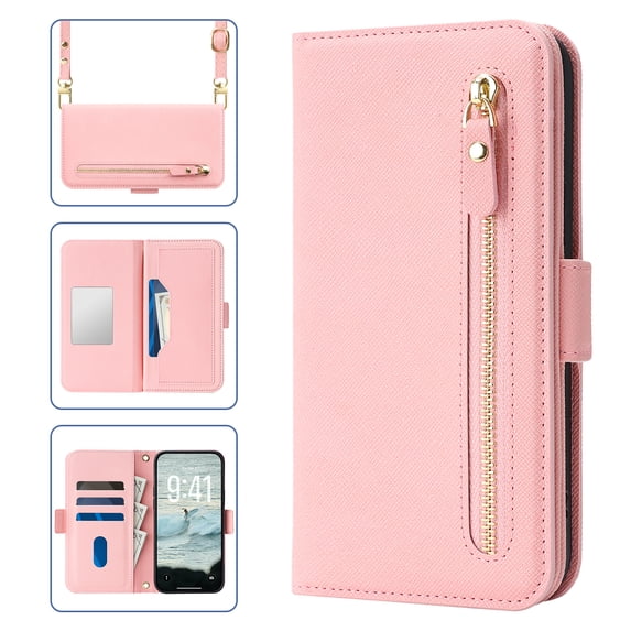 Allytechgroup Flip Wallet Phone Case for Apple iPhone 13, with Makeup ...
