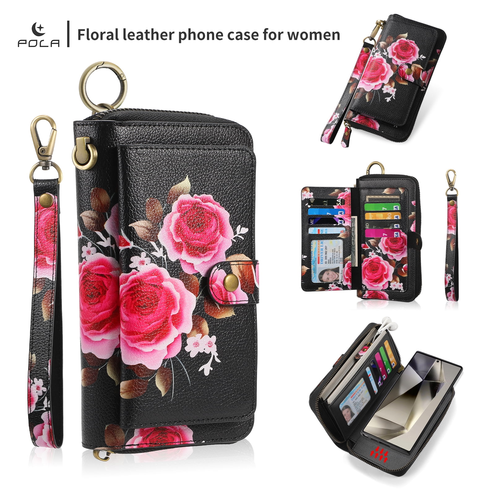 Allytechgroup Floral Series Wallet Case for Samsung Galaxy S26 Ultra ...