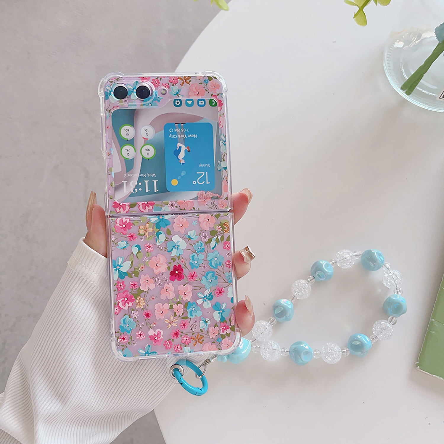 Allytechgroup Flower Series Slim Phone Case for Samsung Galaxy Z Flip 6 ...
