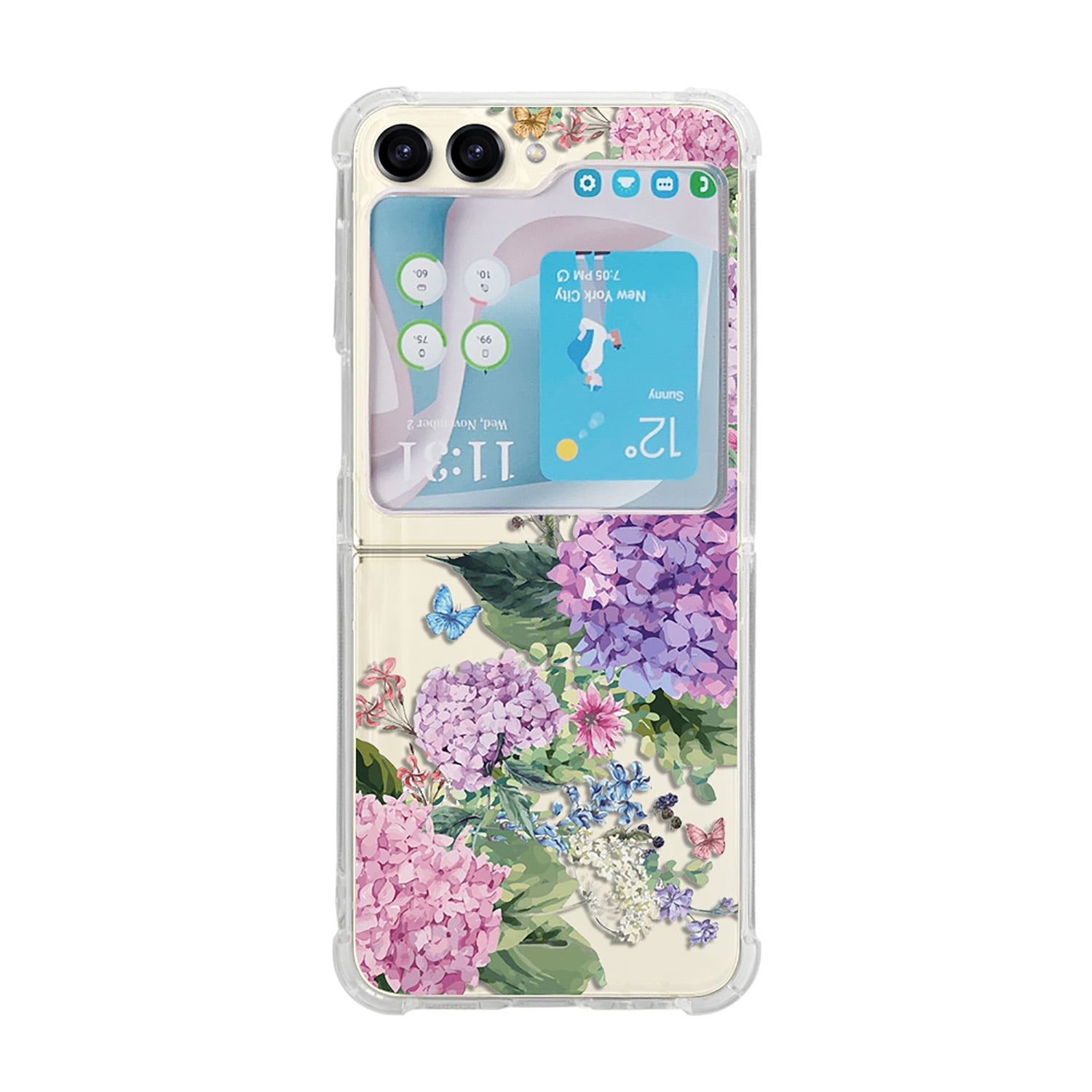 Allytechgroup Flower Series Slim Phone Case for Samsung Galaxy Z Flip 7 ...