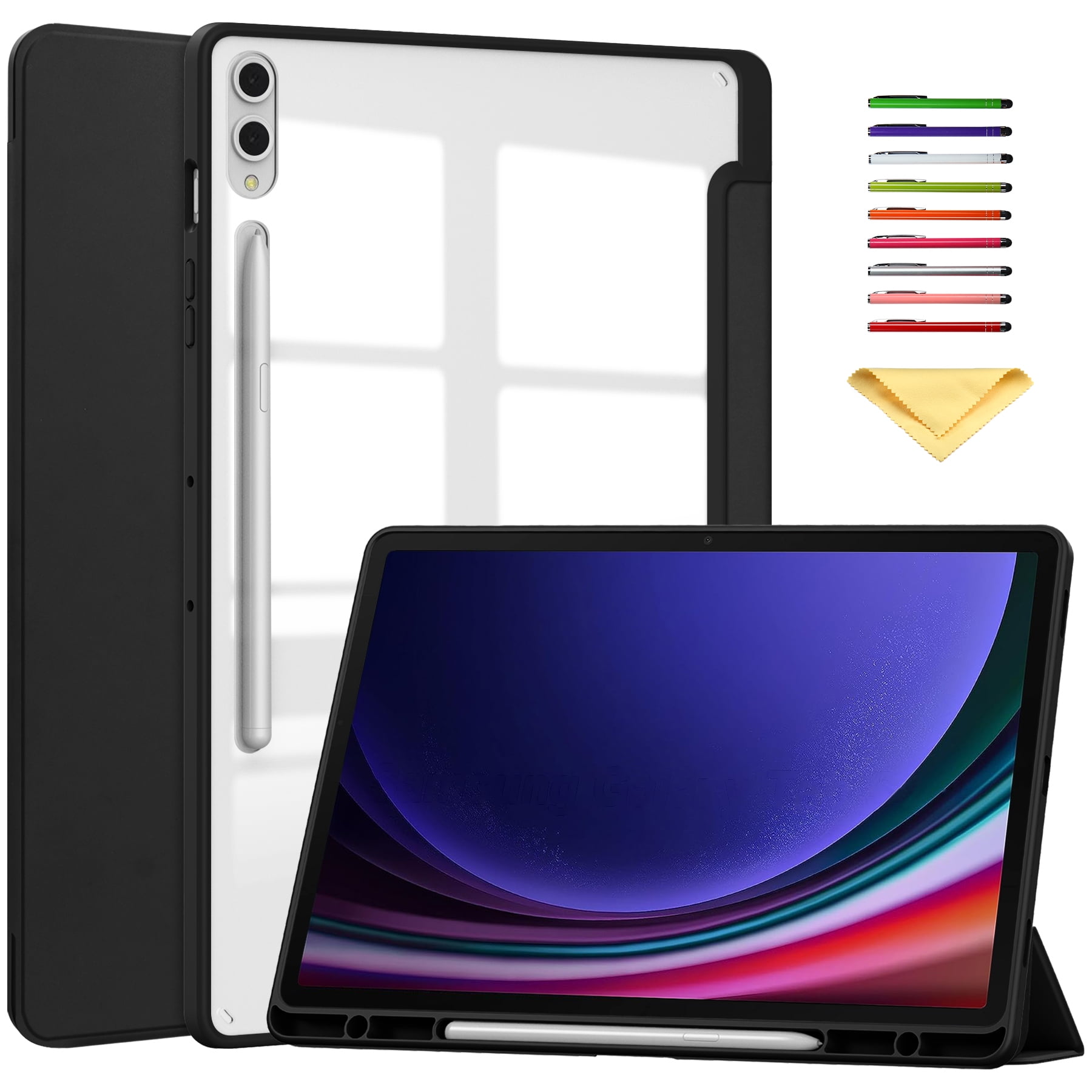 Allytechgroup Folio Case for Samsung Galaxy Tab S9+/S9 Plus 12.4 inch ...