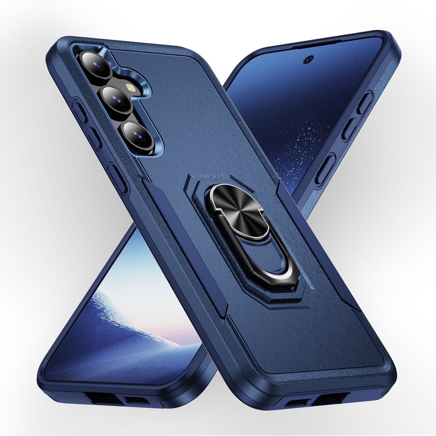 Allytechgroup Galaxy A15 5G Case with Ring Holder Stad, Military Grade ...