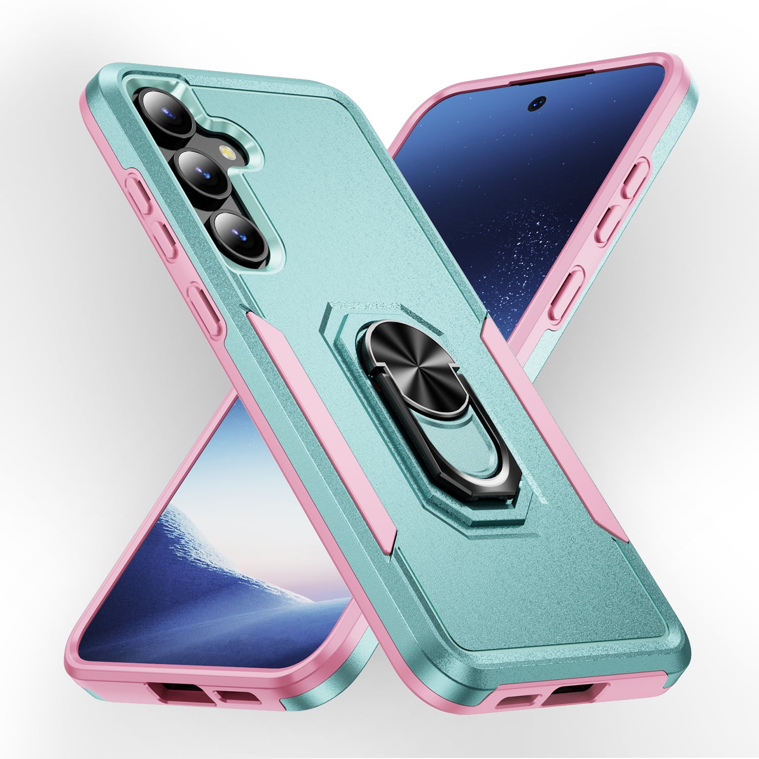 Allytechgroup Galaxy A15 5G Case with Ring Holder Stad, Military Grade ...