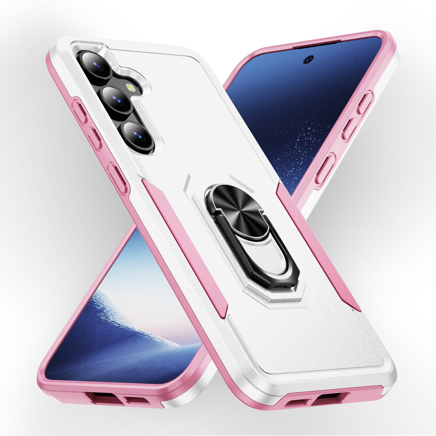 Allytechgroup Galaxy A15 5G Case with Ring Holder Stad, Military Grade ...