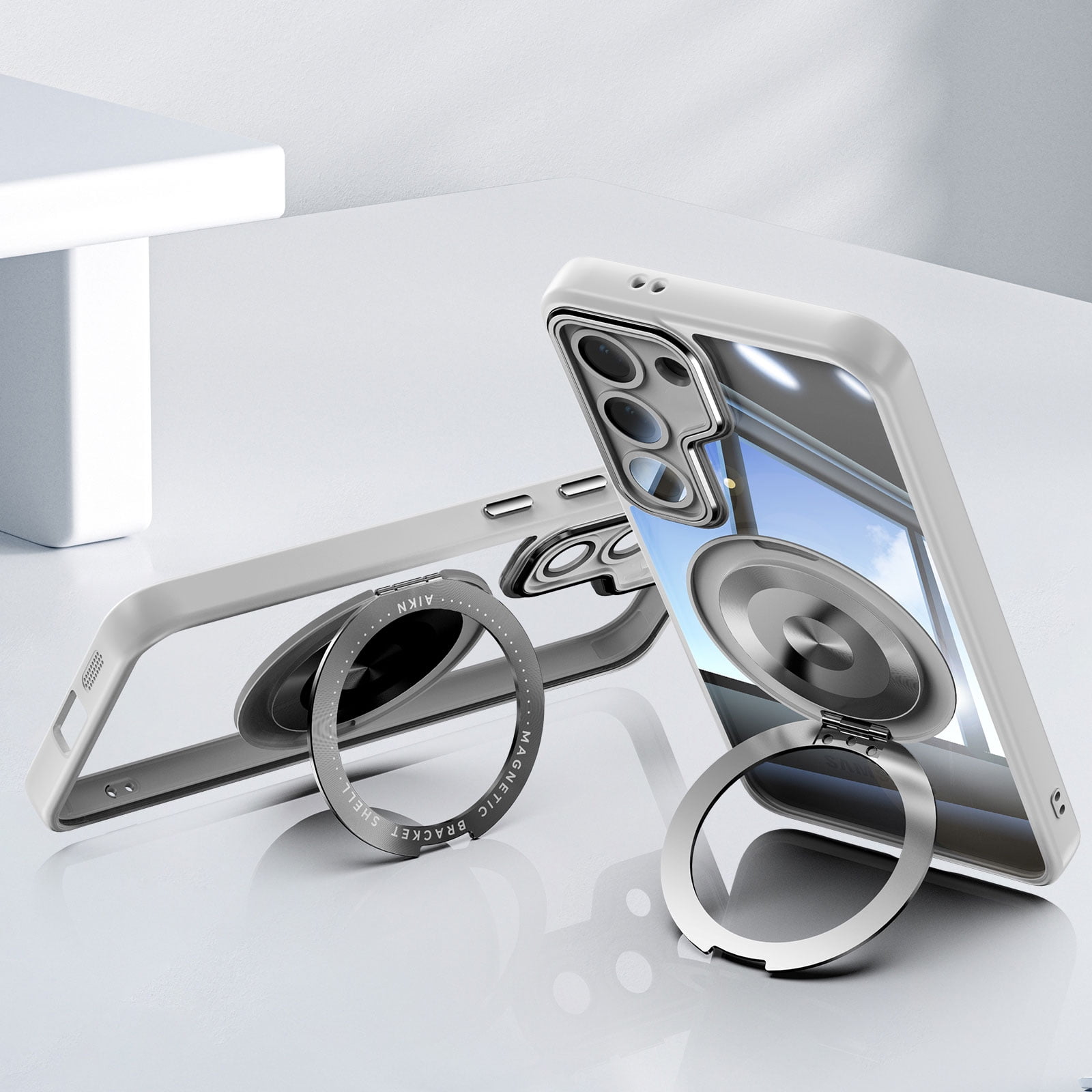 Allytechgroup Galaxy A16 5G Clear Case with Tempered Glass Lens ...