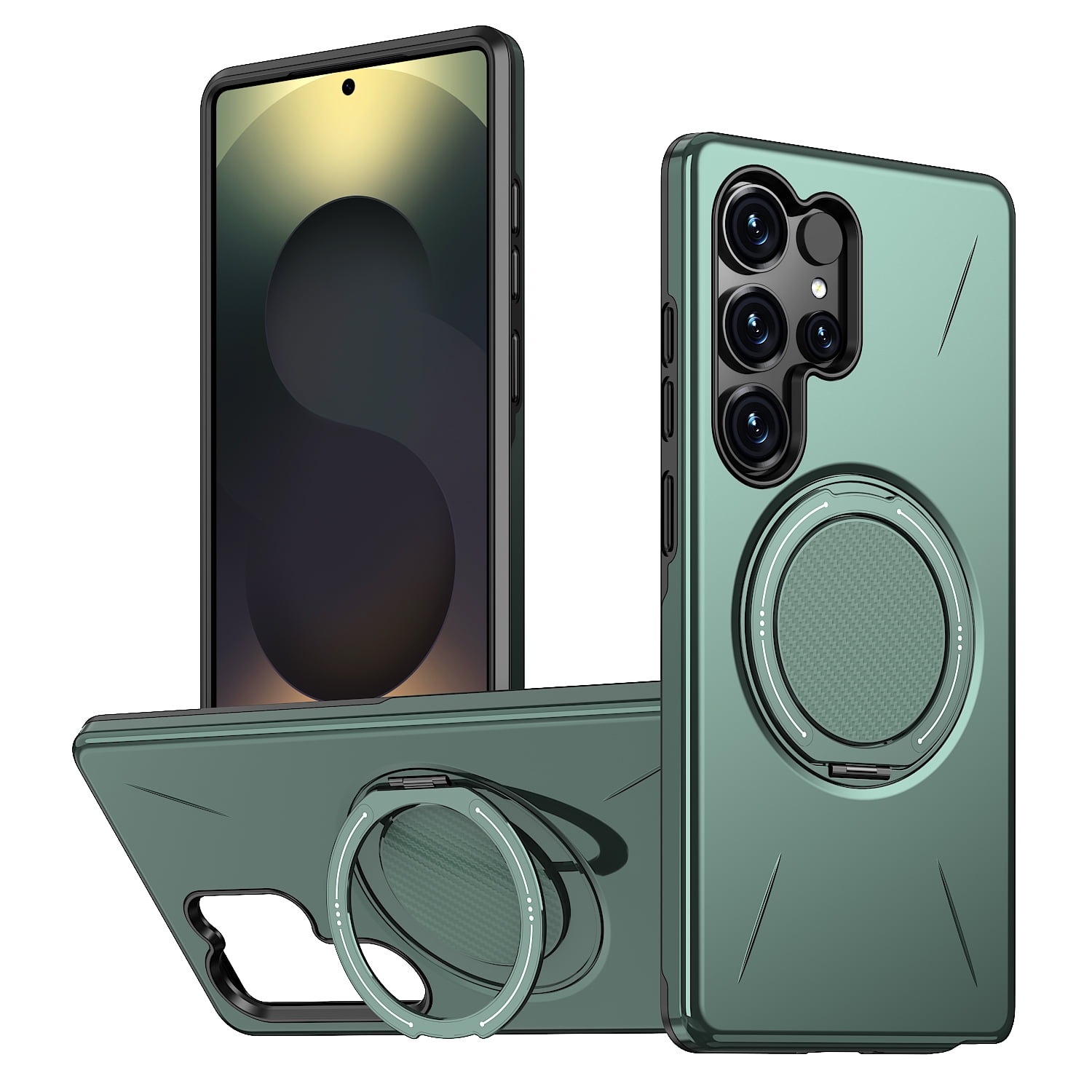 Allytechgroup Galaxy A25 5G Case, [Compatible with Magsafe] Ring Holder ...