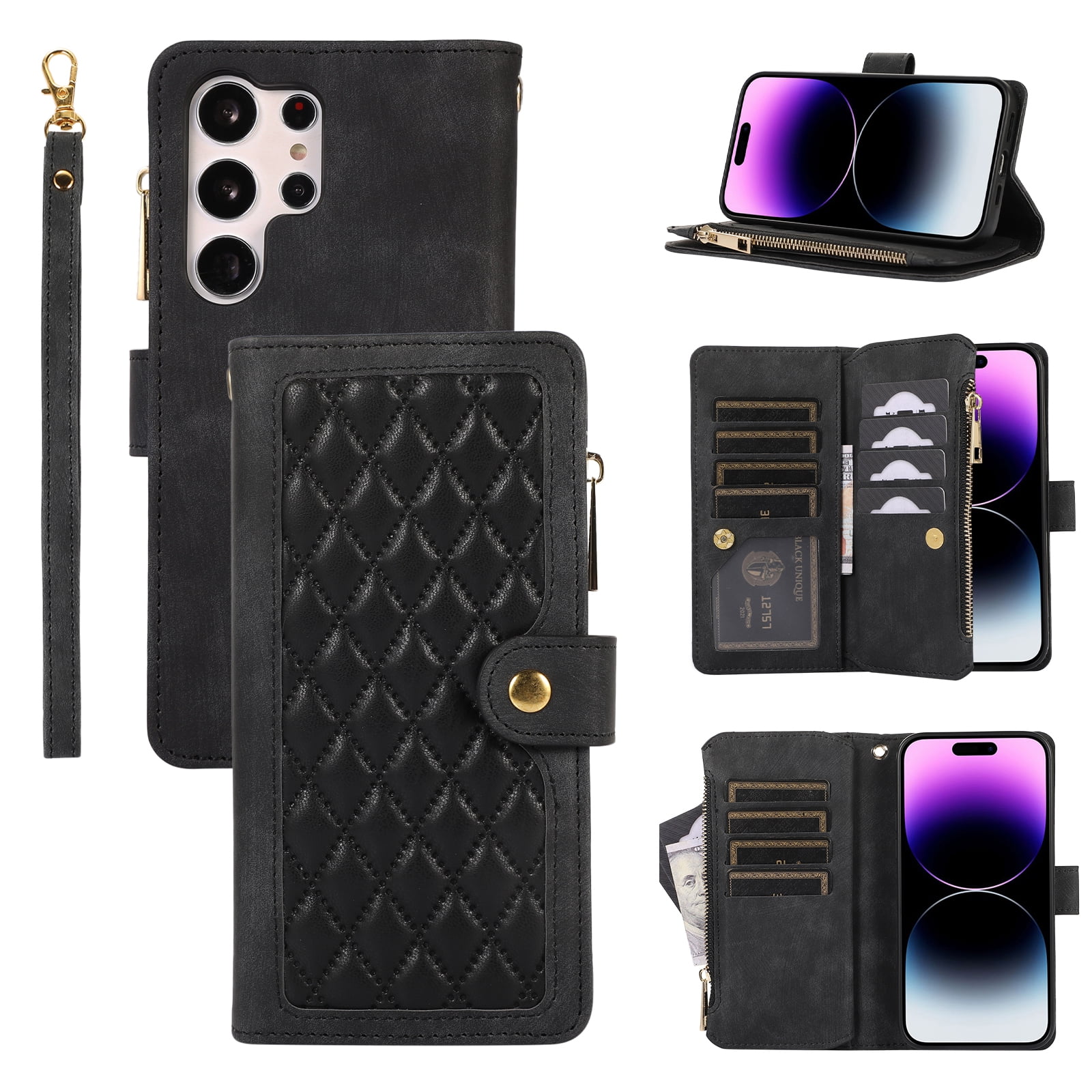 Allytechgroup Galaxy A53 5G Wallet Case for Women, Durable PU Leather ...