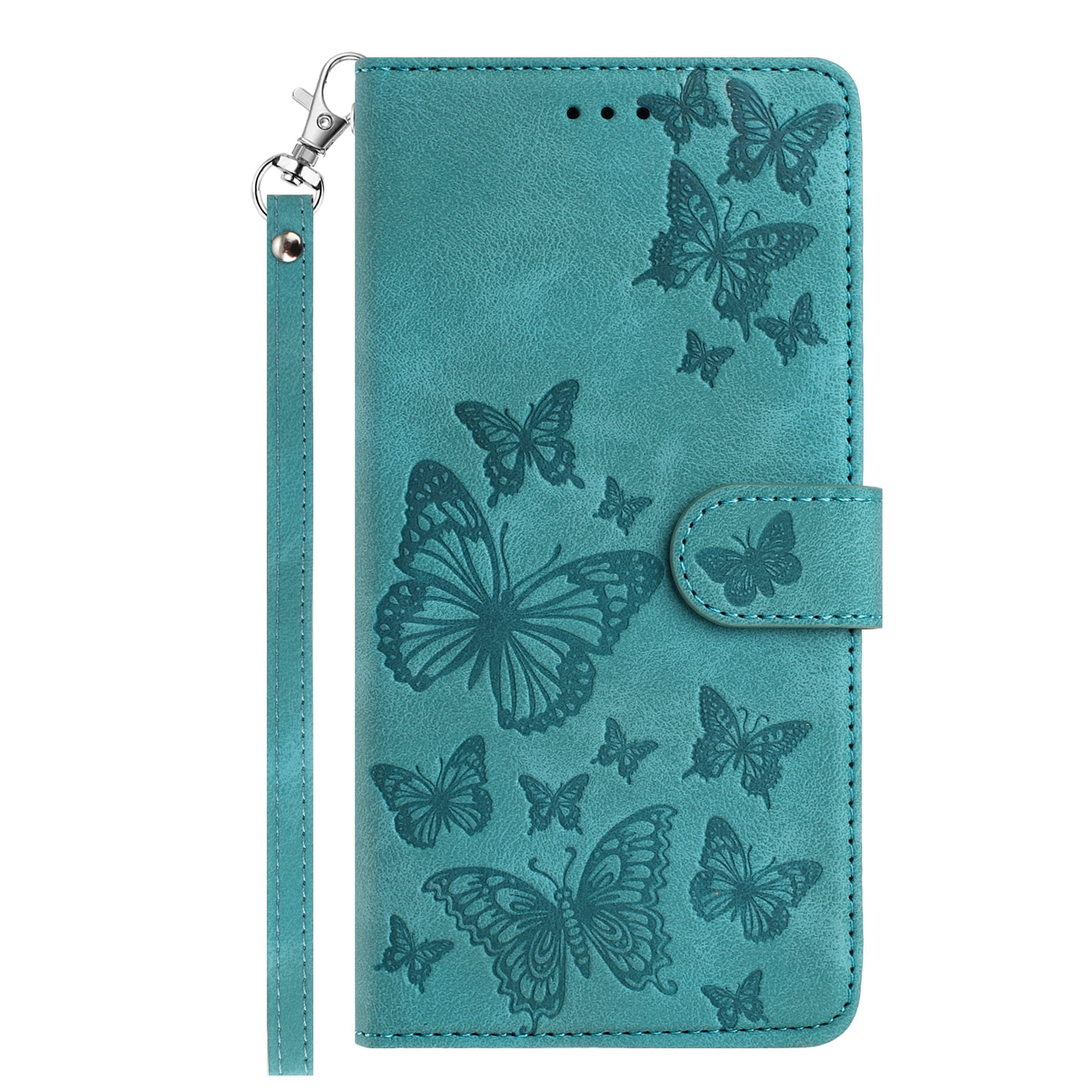 Allytechgroup for Galaxy S23 Ultra Wallet Case with Lanyard, Butterfly ...