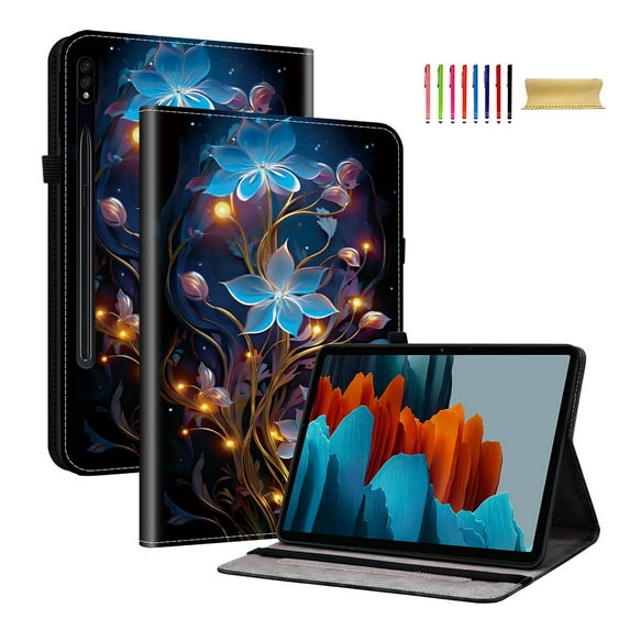 Allytechgroup for Galaxy Tab S9/S8/S7 11", Stylish Pattern Cards Slots ...