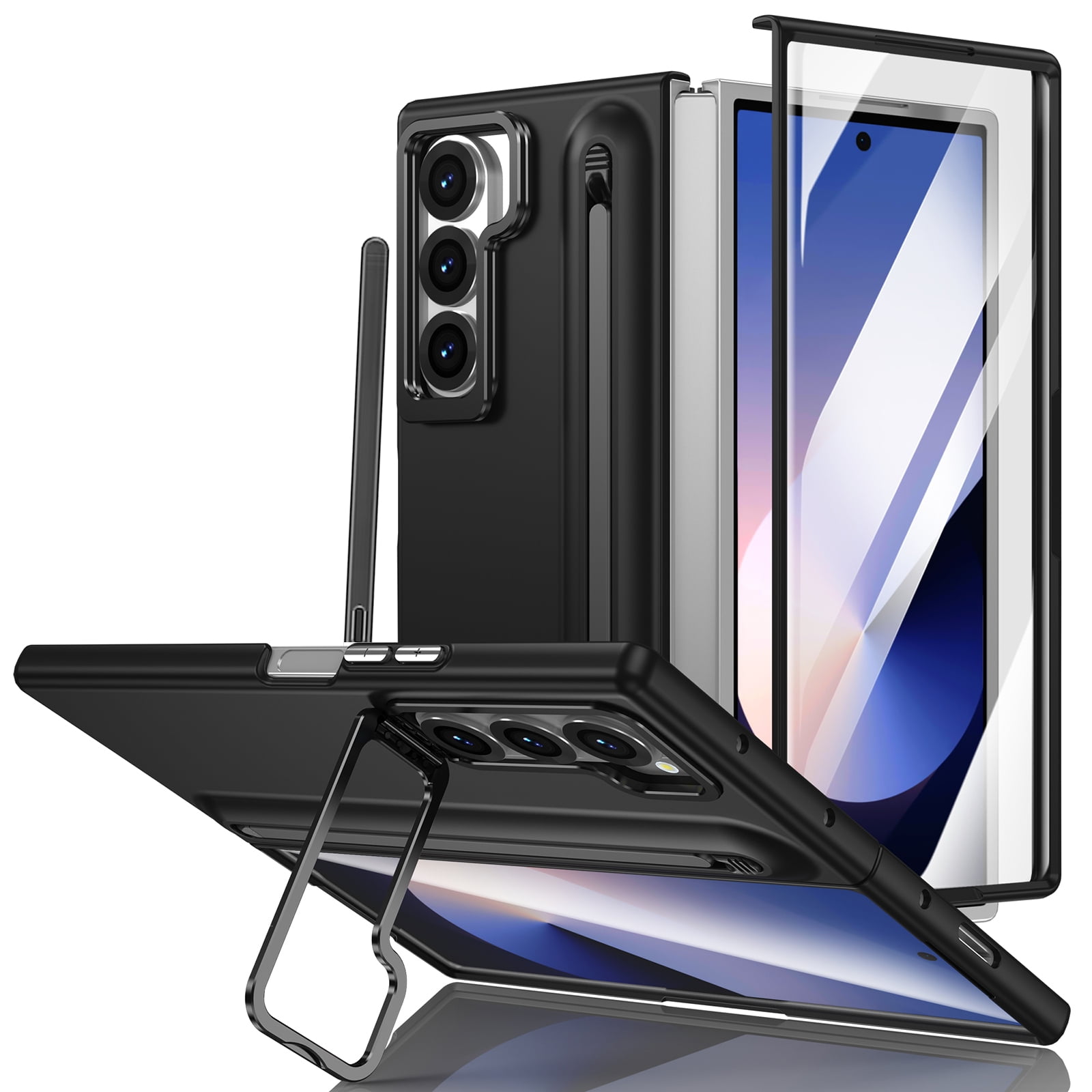 Allytechgroup Galaxy Z Fold 4 Case with Stylus Pen, Build in Screen ...