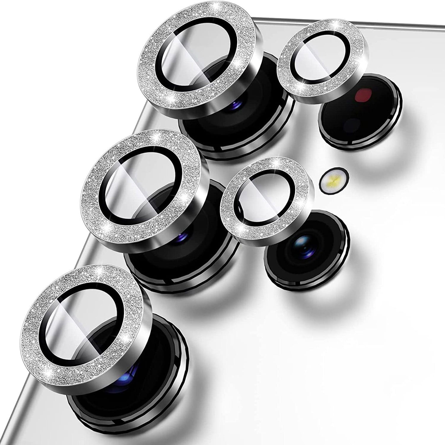 Allytechgroup Glitter Bling Camera Lens Protector for Samsung Galaxy ...
