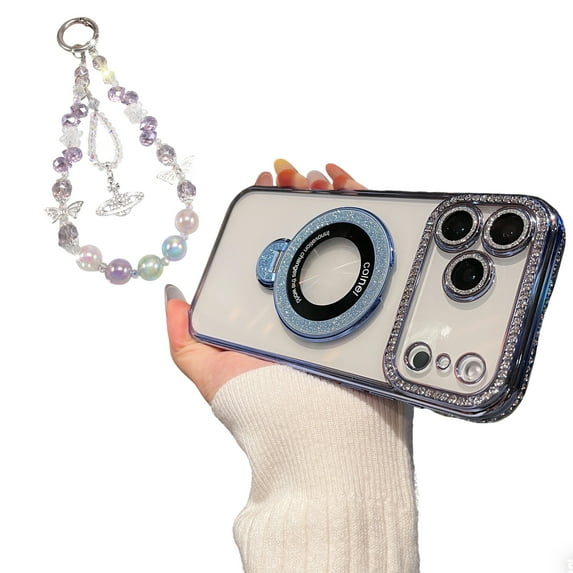 Allytechgroup Glitter Bling Case for Apple iPhone 16 Pro Max with ...