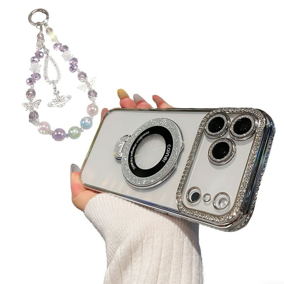 Allytechgroup Glitter Bling Case for Apple iPhone 17 Pro with Butterfly ...